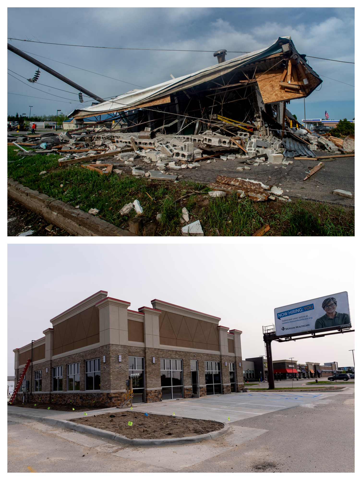 Then and now: See photos as Gaylord community recovers from devastating ...