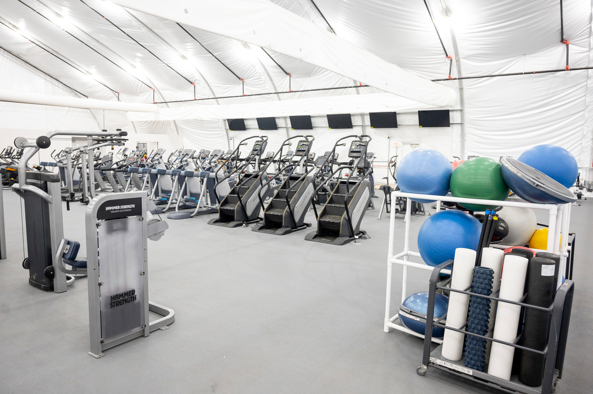 University of Michigan's Temporary Recreation Facility at Palmer Field ...