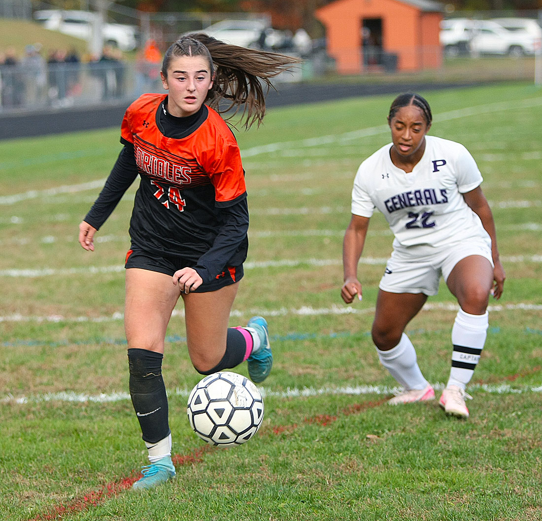 Pittsfield vs Belchertown girls Soccer Class B Tournament 10/23/25 ...