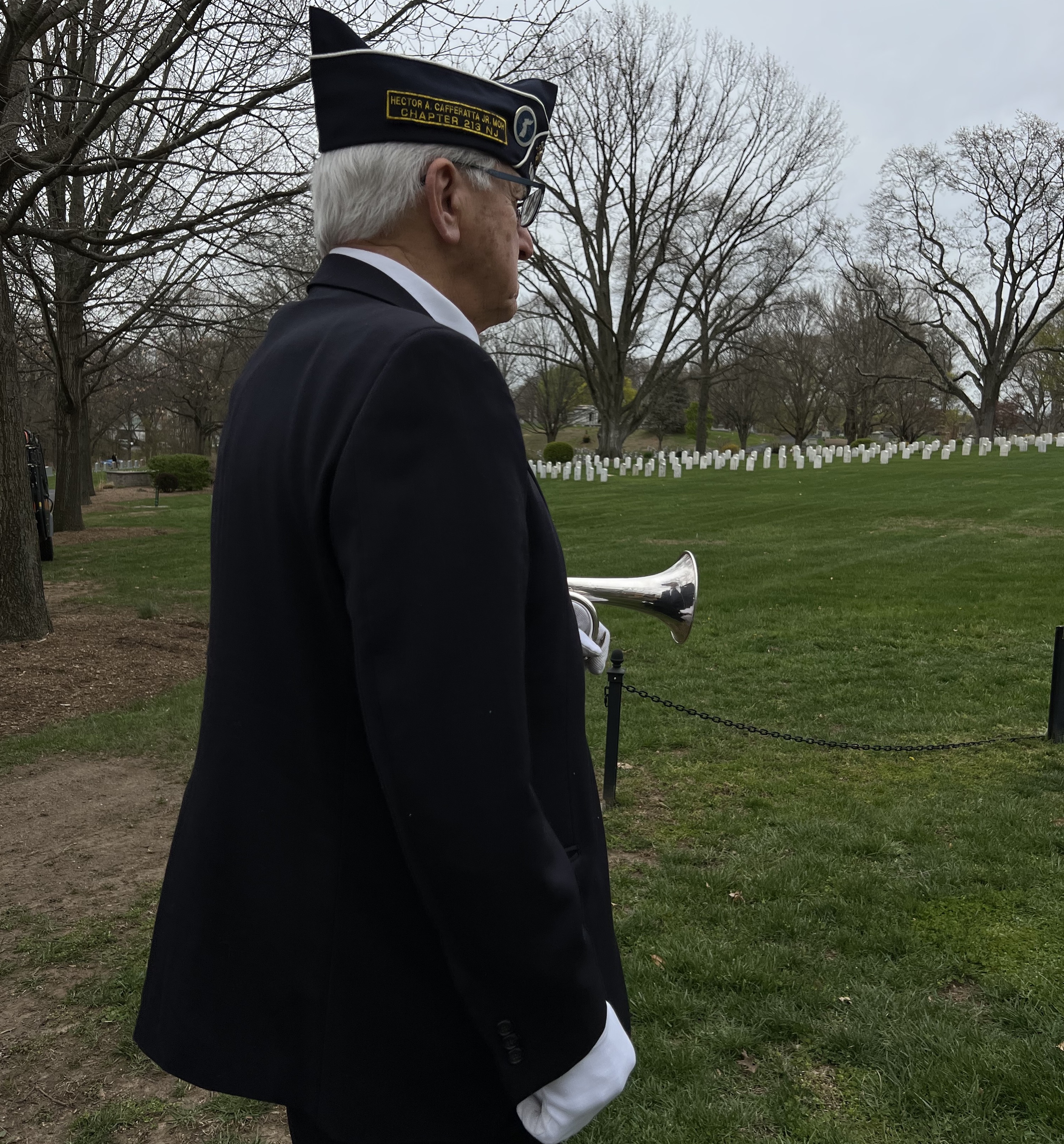 90-year old N.J. bugler plays a final tribute for fellow veterans - nj.com