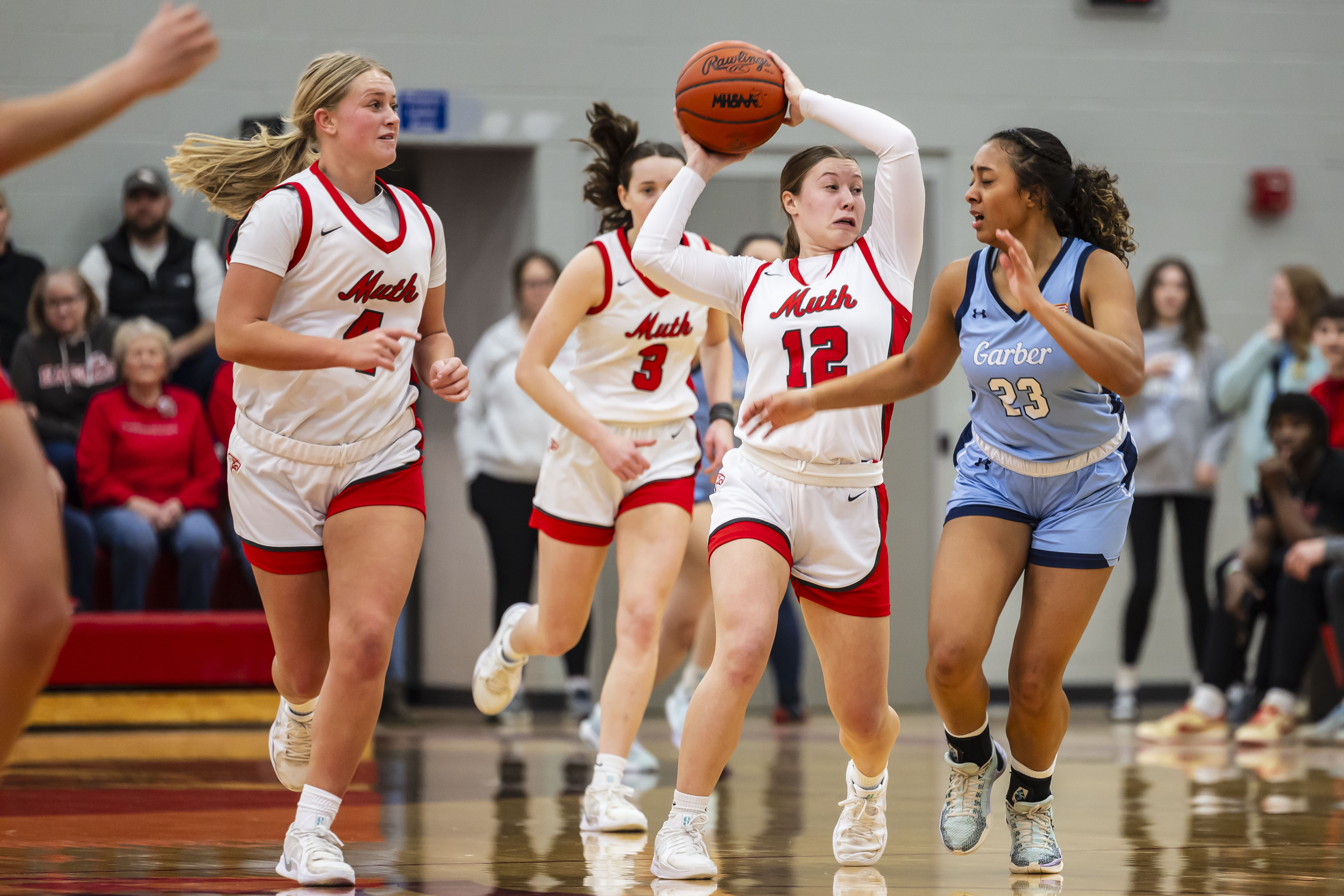 Frankenmuth girls basketball hosts Garber in district championship game ...
