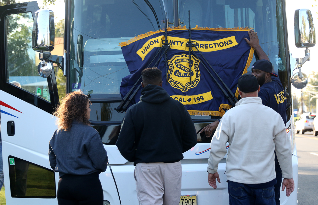 PBA Local 231 Cumberland County Corrections protest rally at the ...