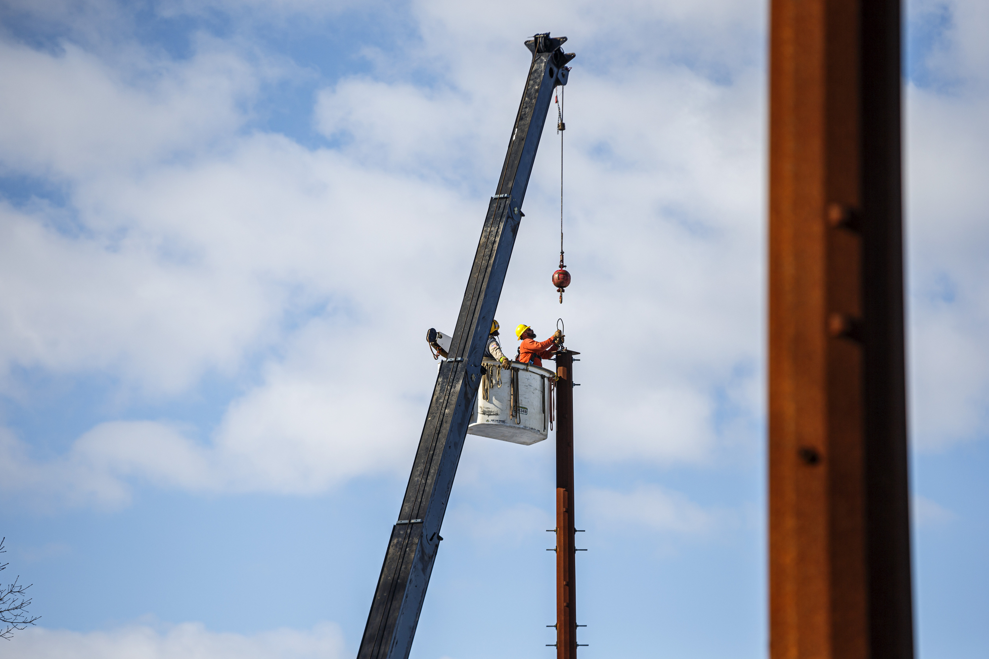 PPL removing large utility poles from Derry Township neighborhood ...