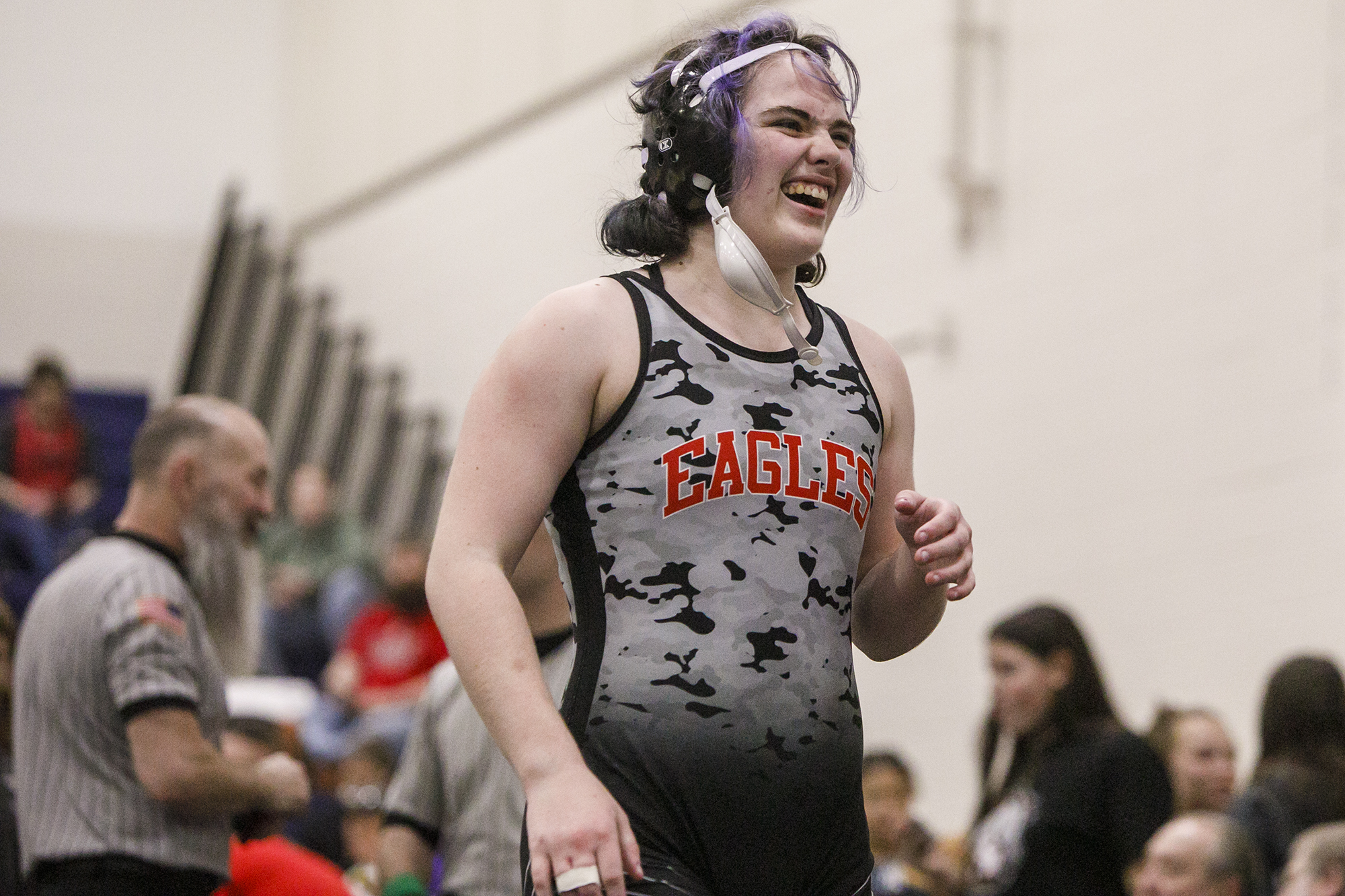 District 3 girls wrestling individual championships at Penn Manor High ...
