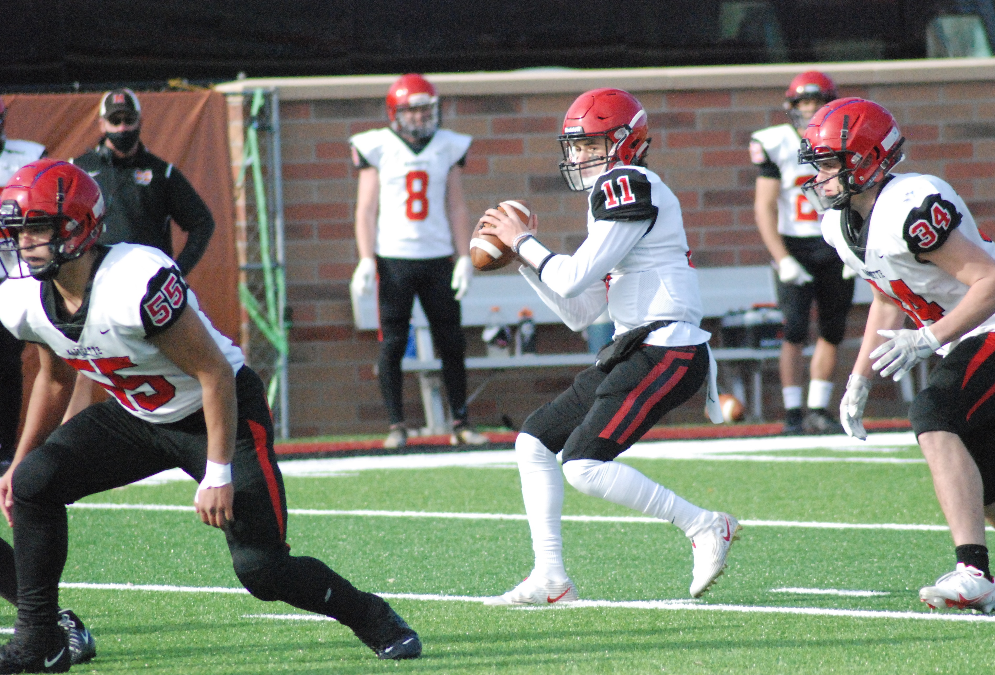 Muskegon beats Marquette, 47-21, in a 2020 Division 3 district football ...