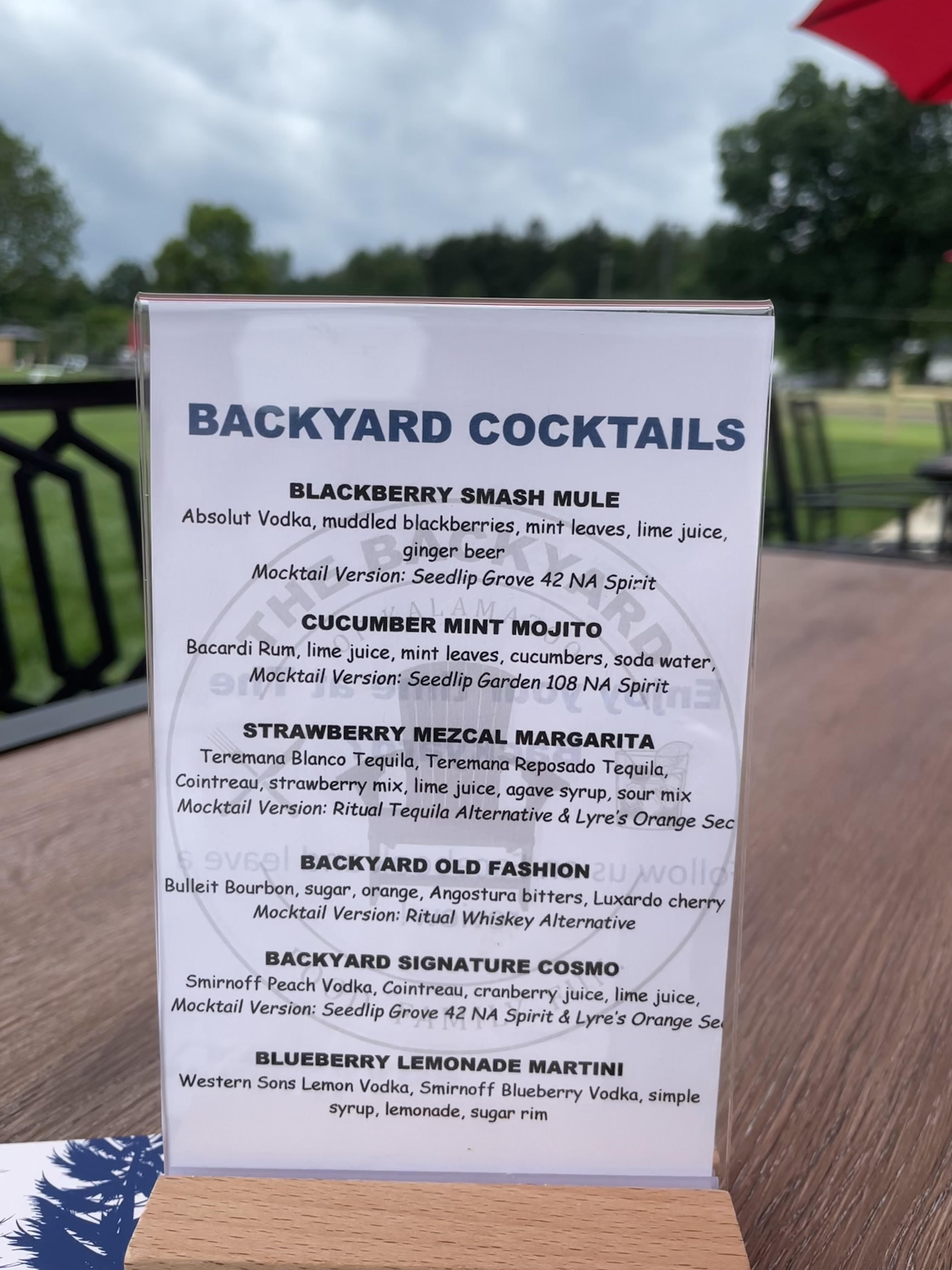 New restaurant offers big backyard - mlive.com