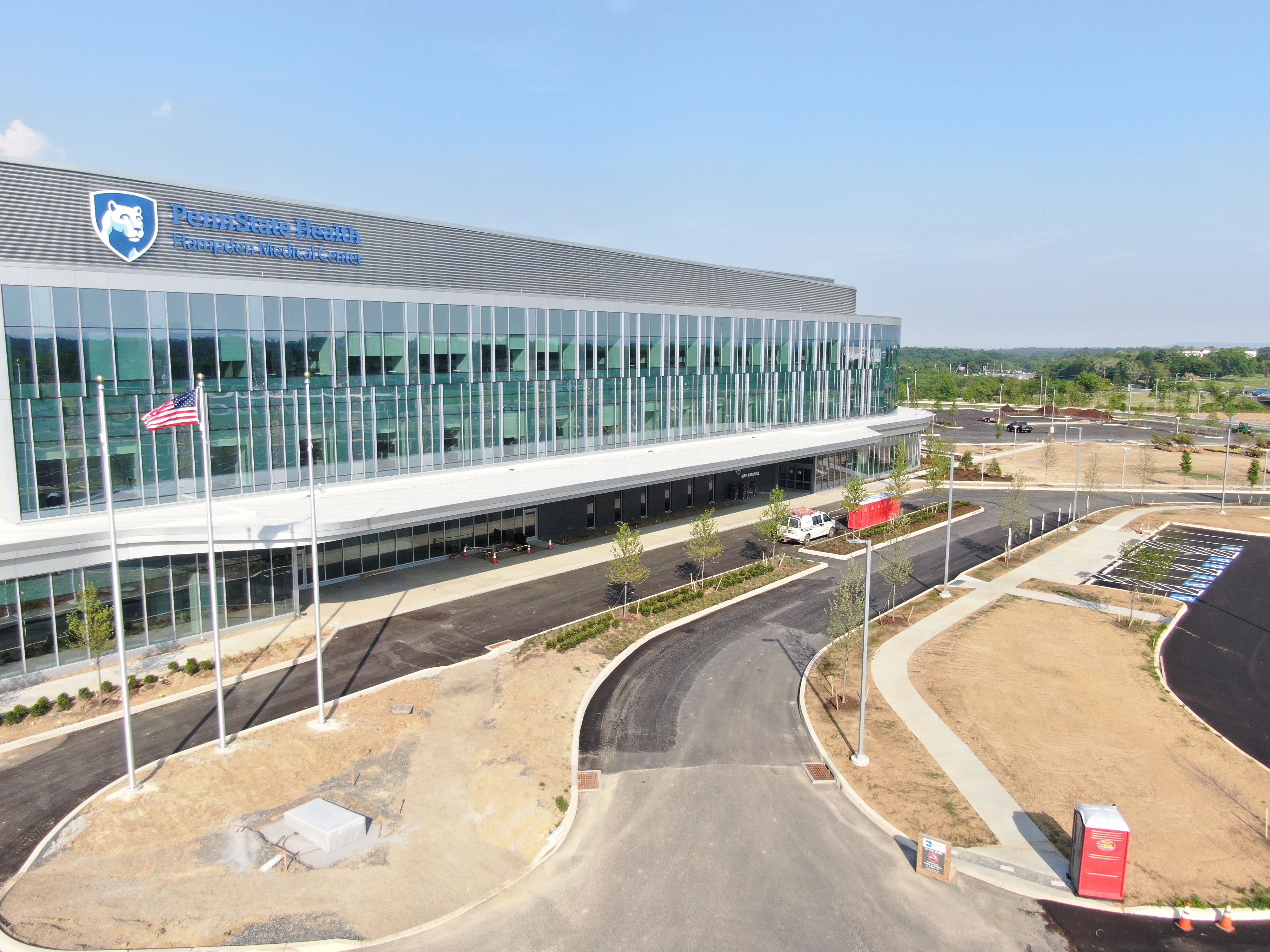 Peak inside the new Penn State Health Medical Center in Hampden ...