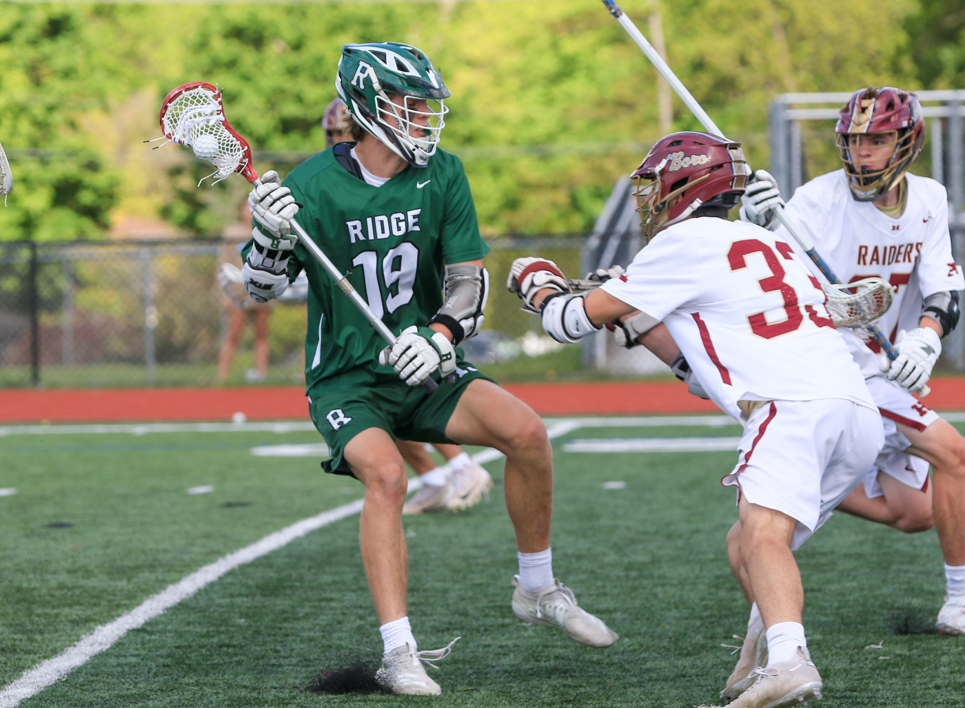 Ridge takes Hillsborough 9-4 in boys lacrosse. 5/12/2021 - nj.com