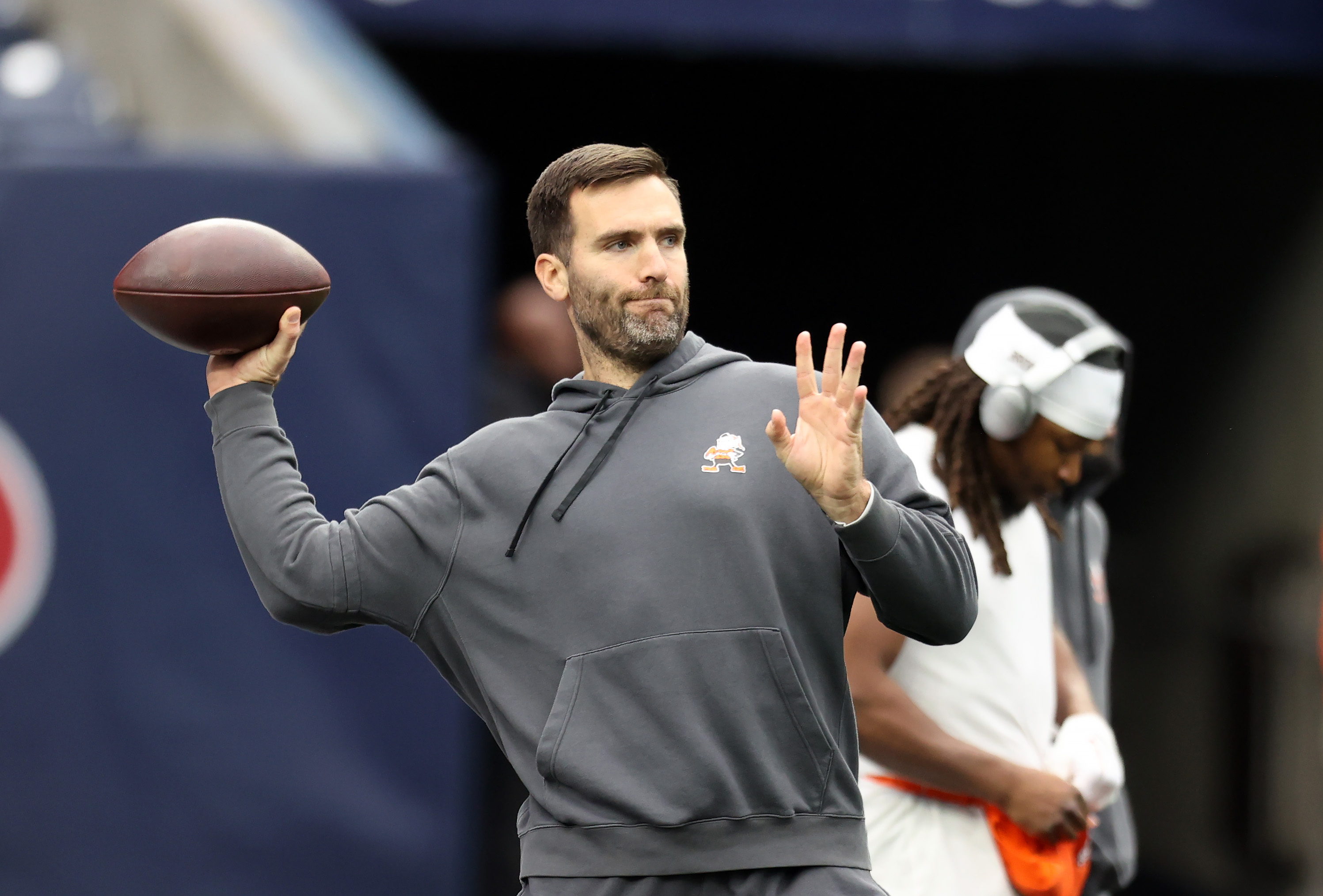 Cleveland Browns quarterback Joe Flacco vs. Houston Texans, January 13 ...