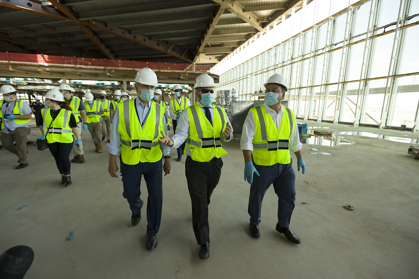 Newark Liberty Terminal One Progress Tour - nj.com
