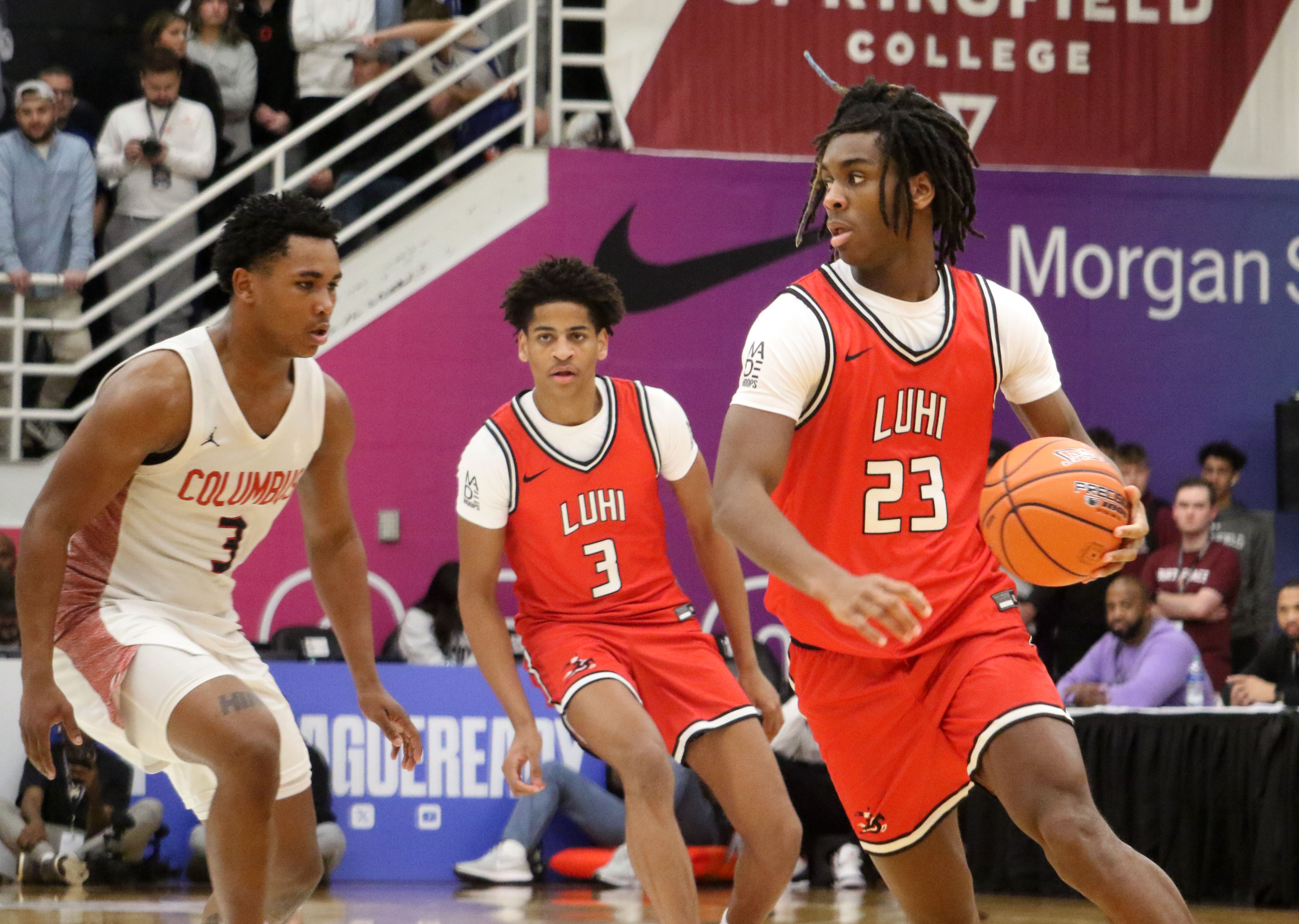 Christopher Columbus HS vs. Long Island Lutheran at Hoophall Classic ...