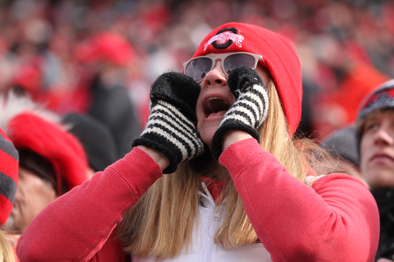 Fans at Ohio State's blowout win over Michigan State, 56-7 - cleveland.com