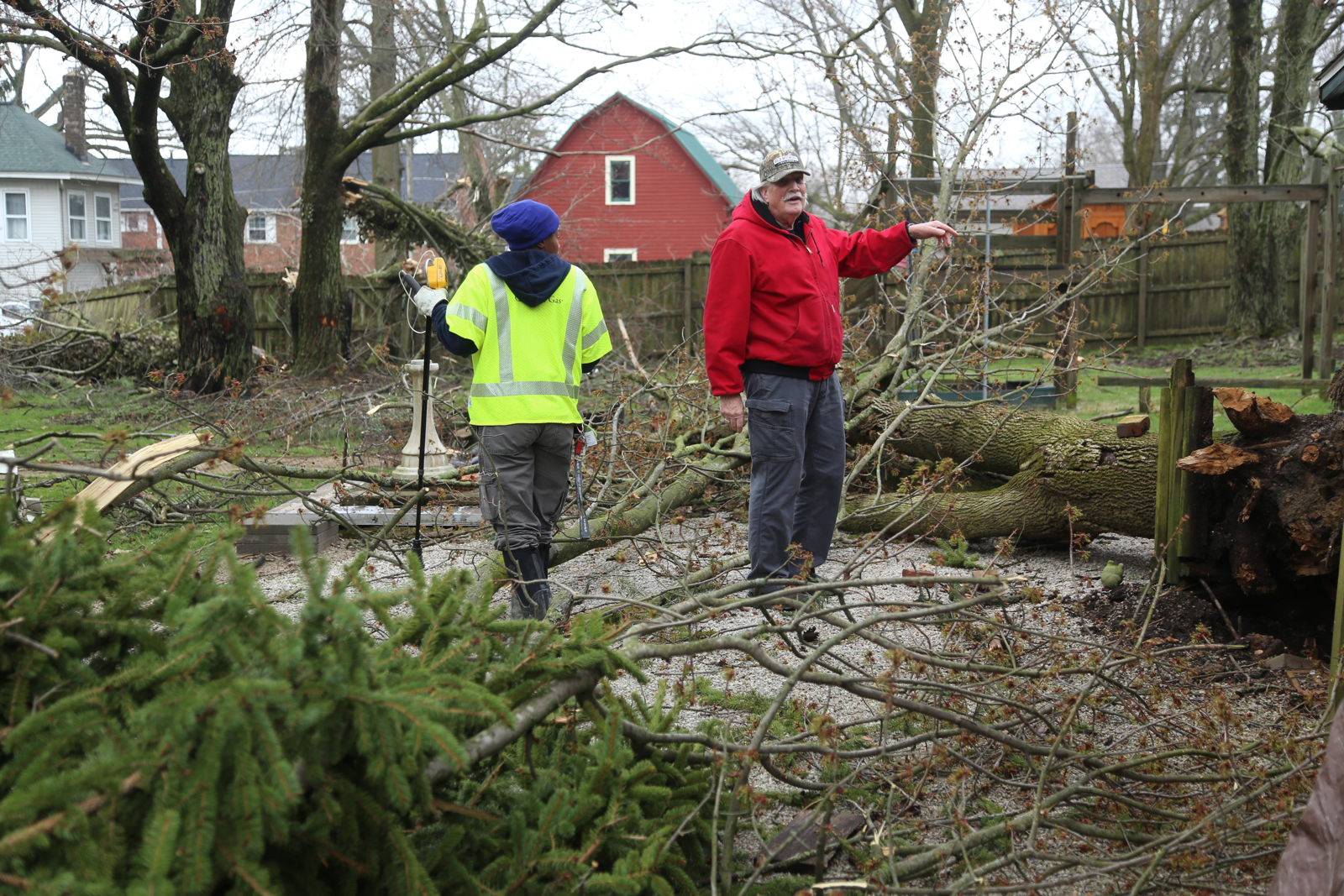 Storm damage caused by overnight storms, April 8, 2020 - cleveland.com