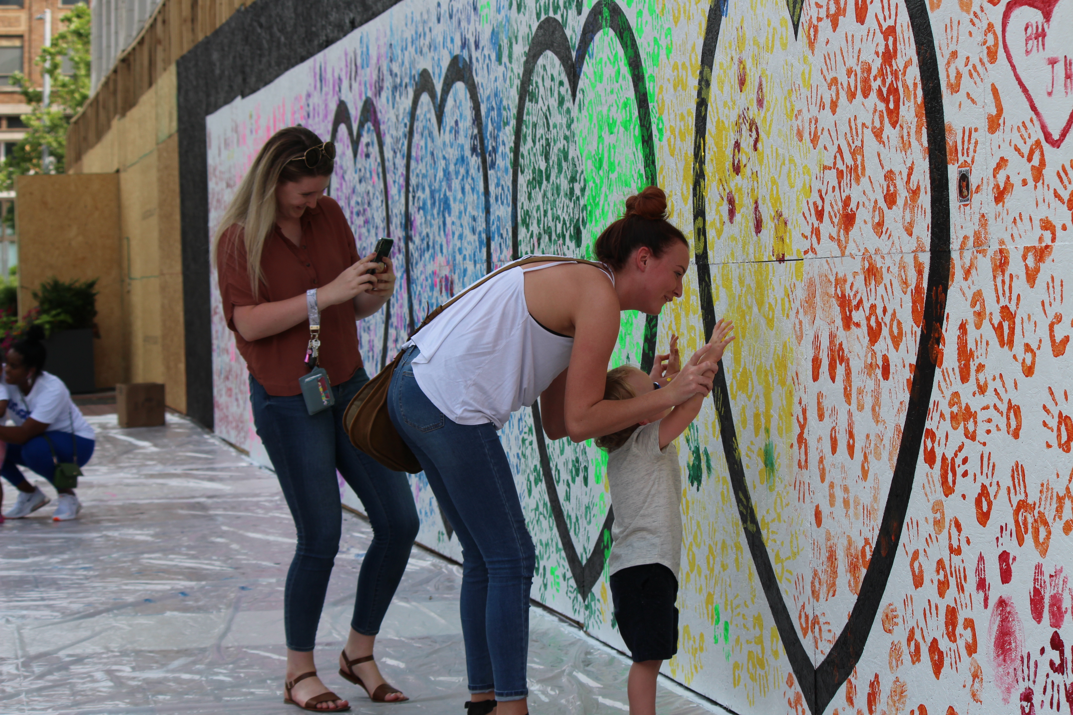 Mural day at the Pizitz Building - al.com