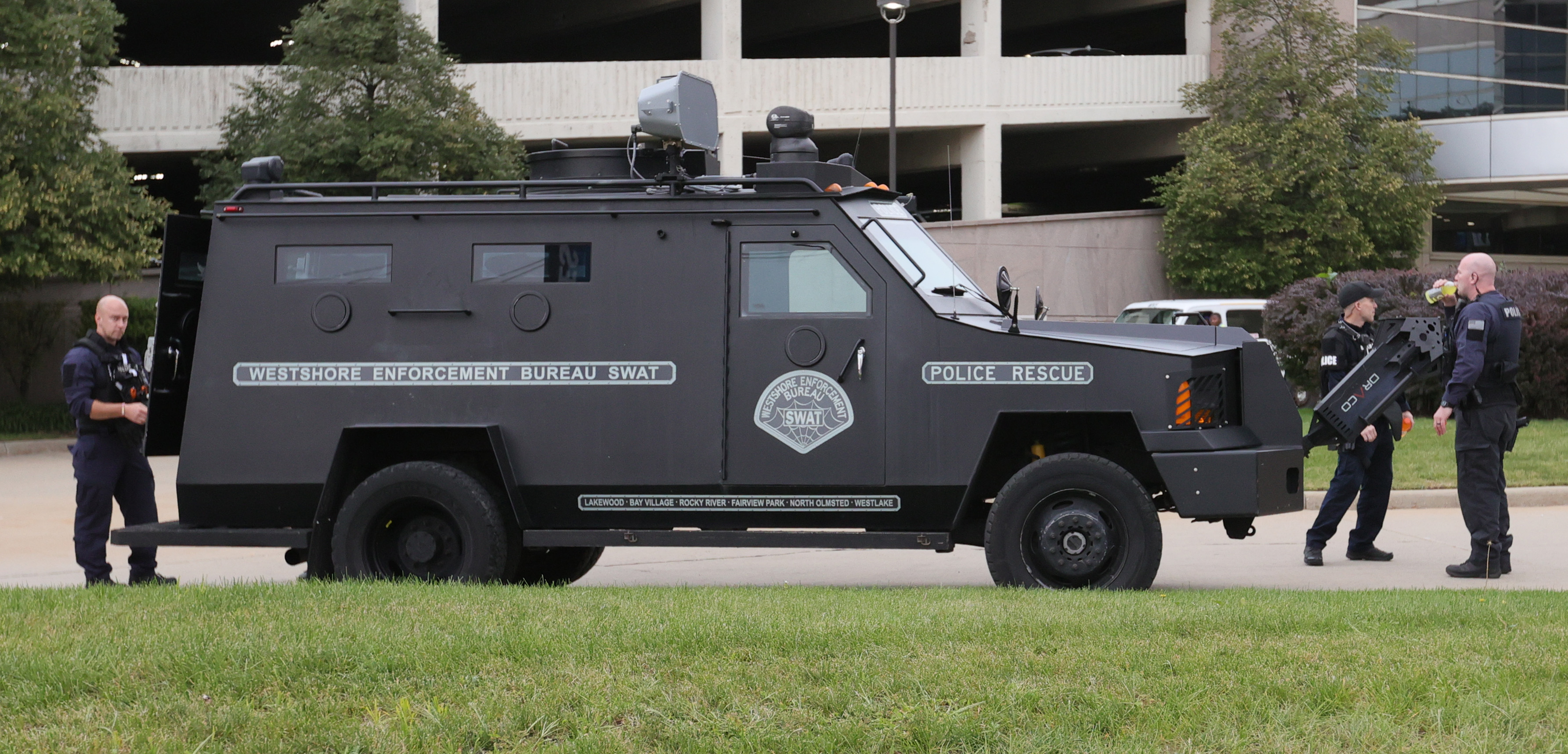 Protests outside the presidential debate in Cleveland, September 29 ...