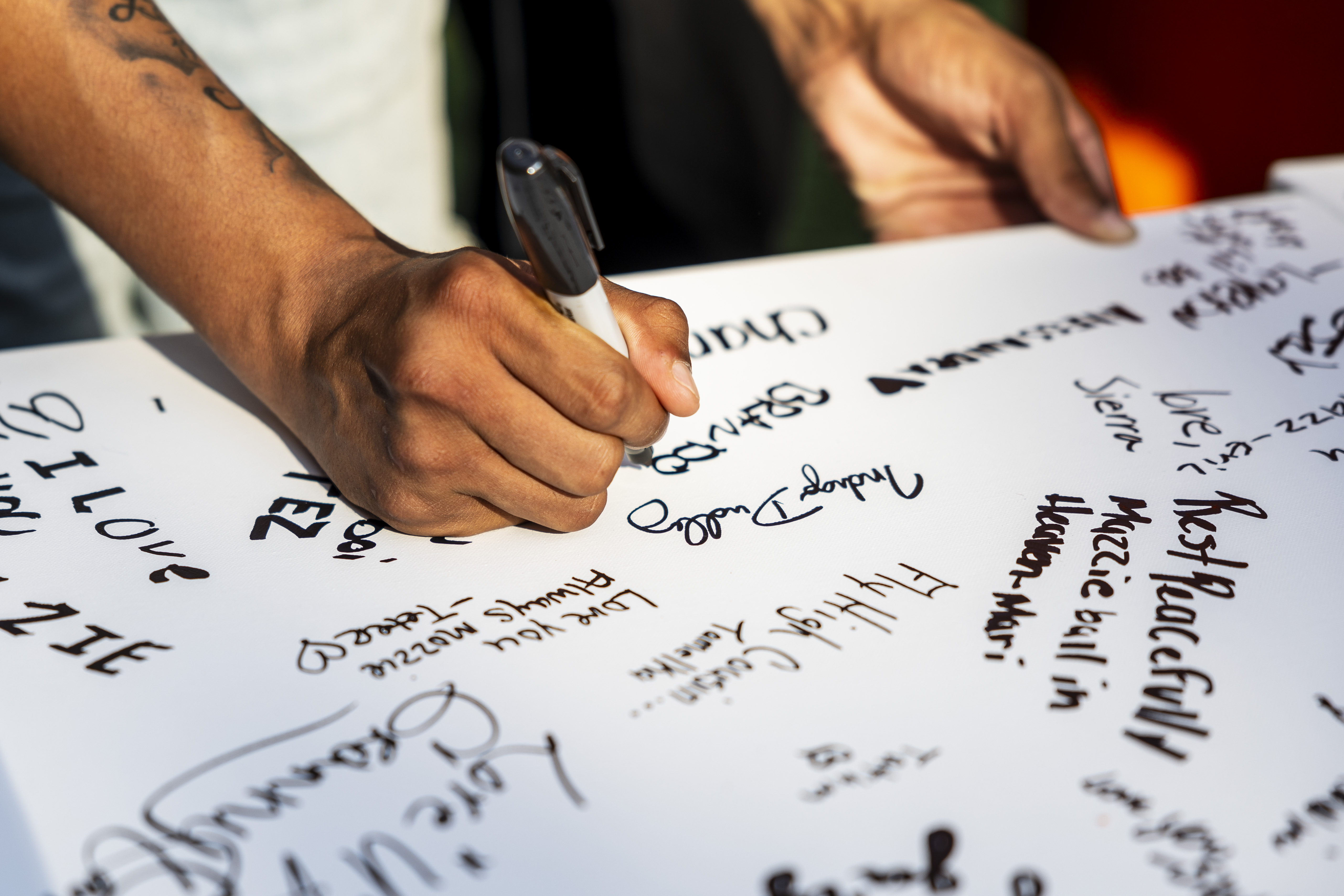 Saginaw community gathers to celebrate the life of Mazzie Rudison ...