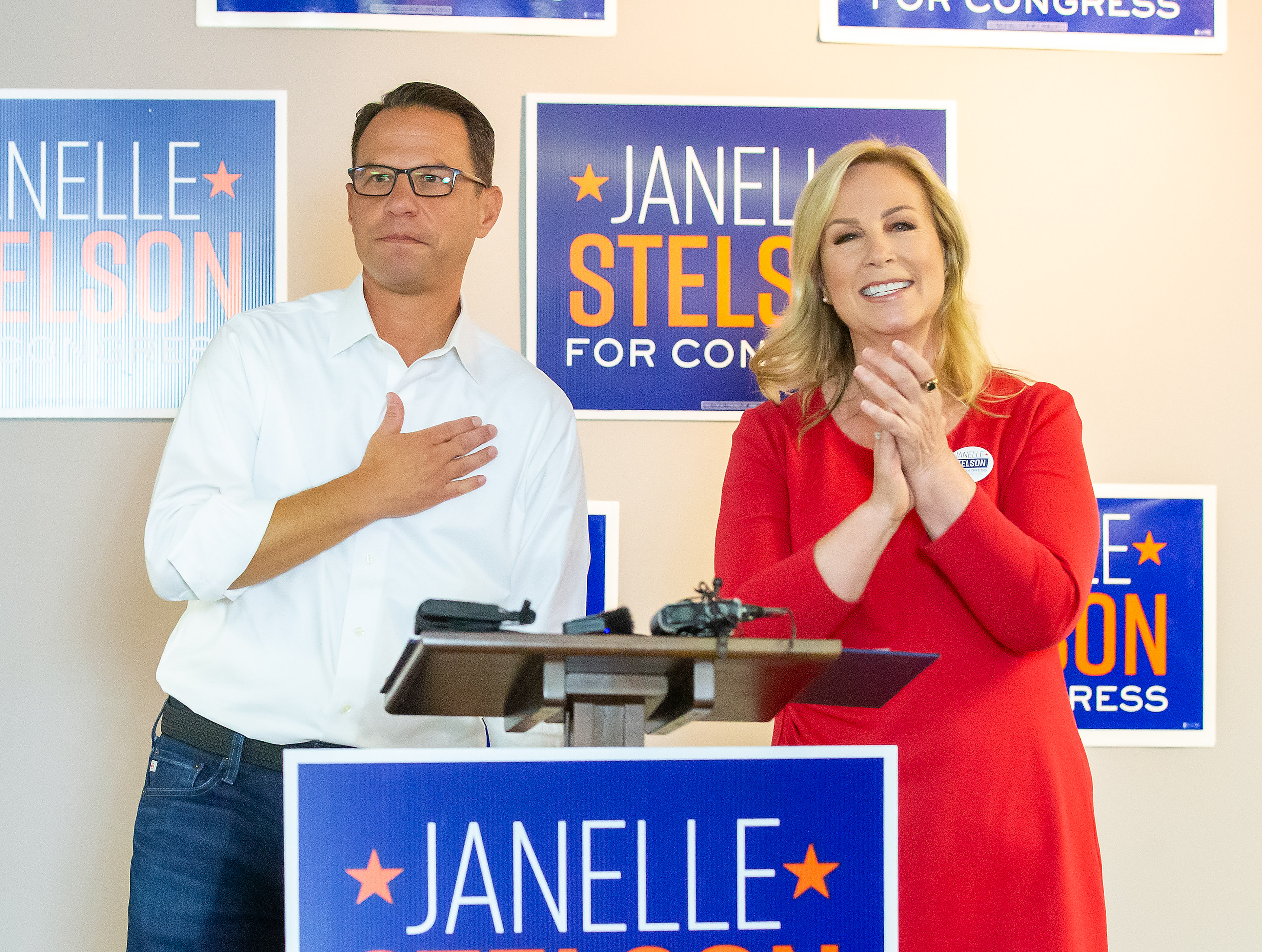 Governor Shapiro speaks at Janelle Stelson campaign event - pennlive.com