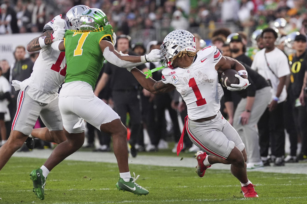 Cleveland Browns pick RB Quinshon Judkins in second round of the NFL ...