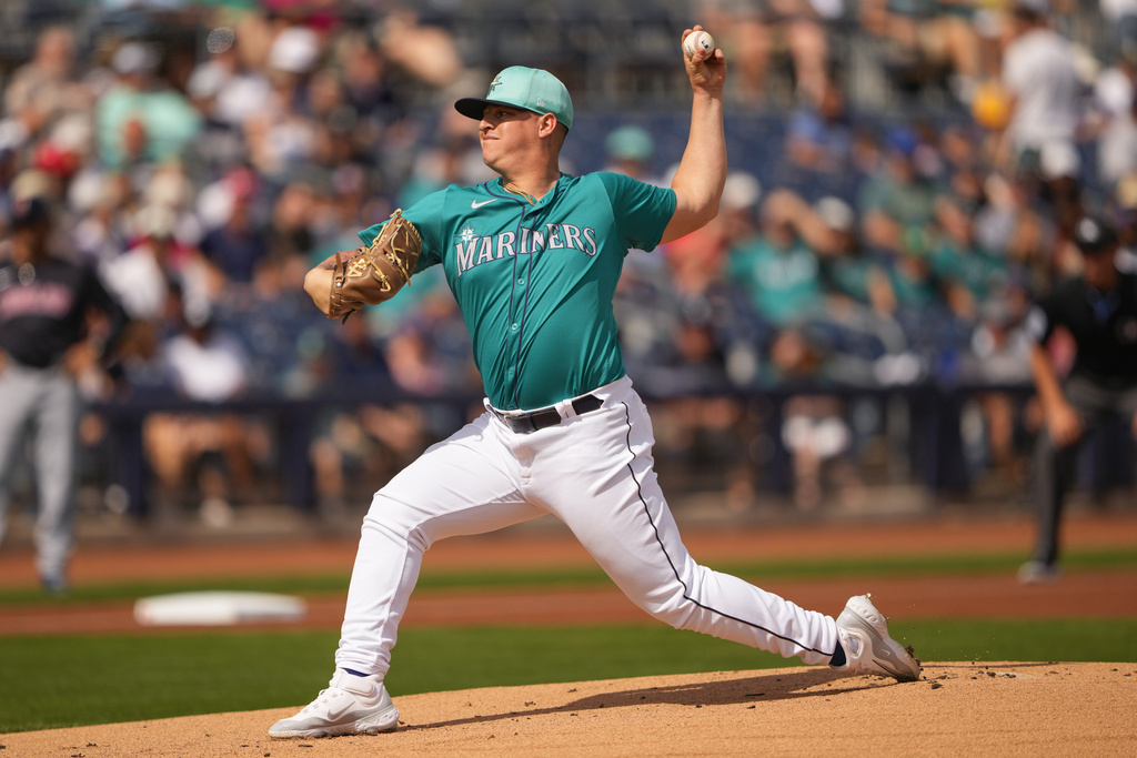 Cleveland Guardians vs. Seattle Mariners in preason game, February 25 ...