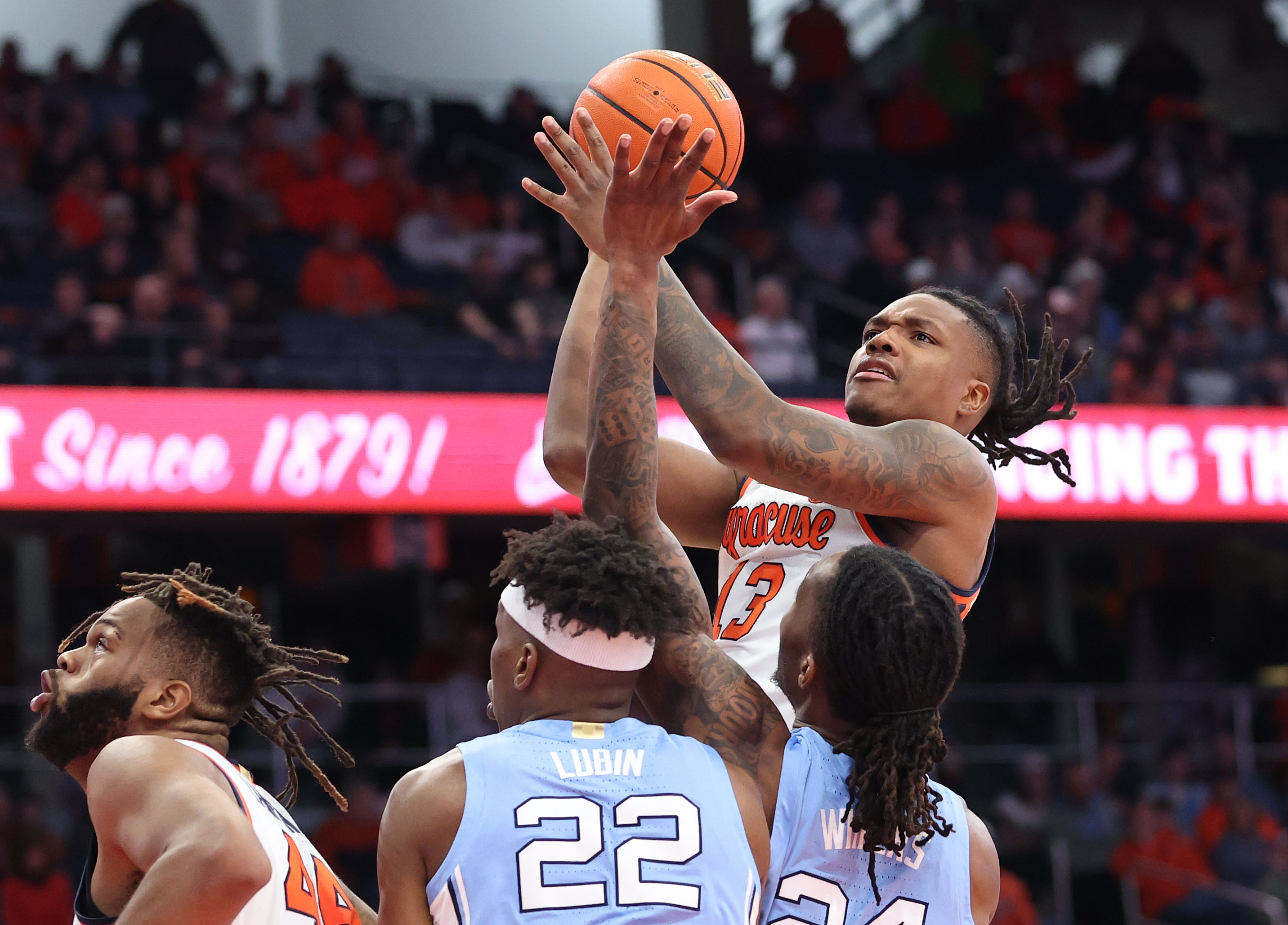 Syracuse Orange Basketball 2024-25: Syracuse vs North Carolina ...