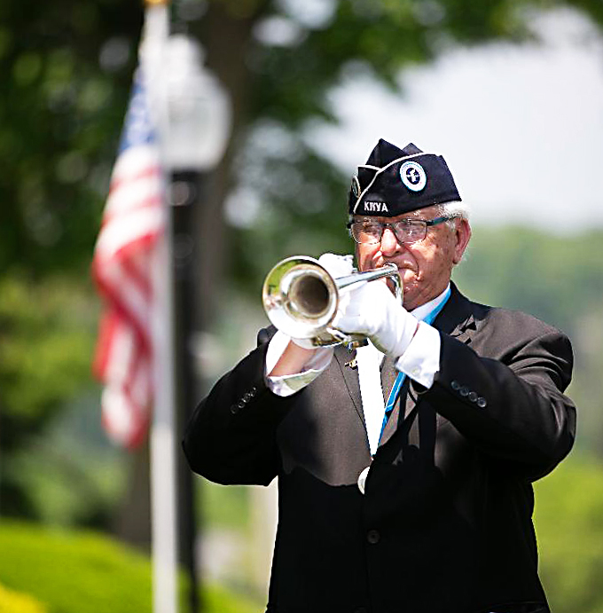 90-year old N.J. bugler plays a final tribute for fellow veterans - nj.com