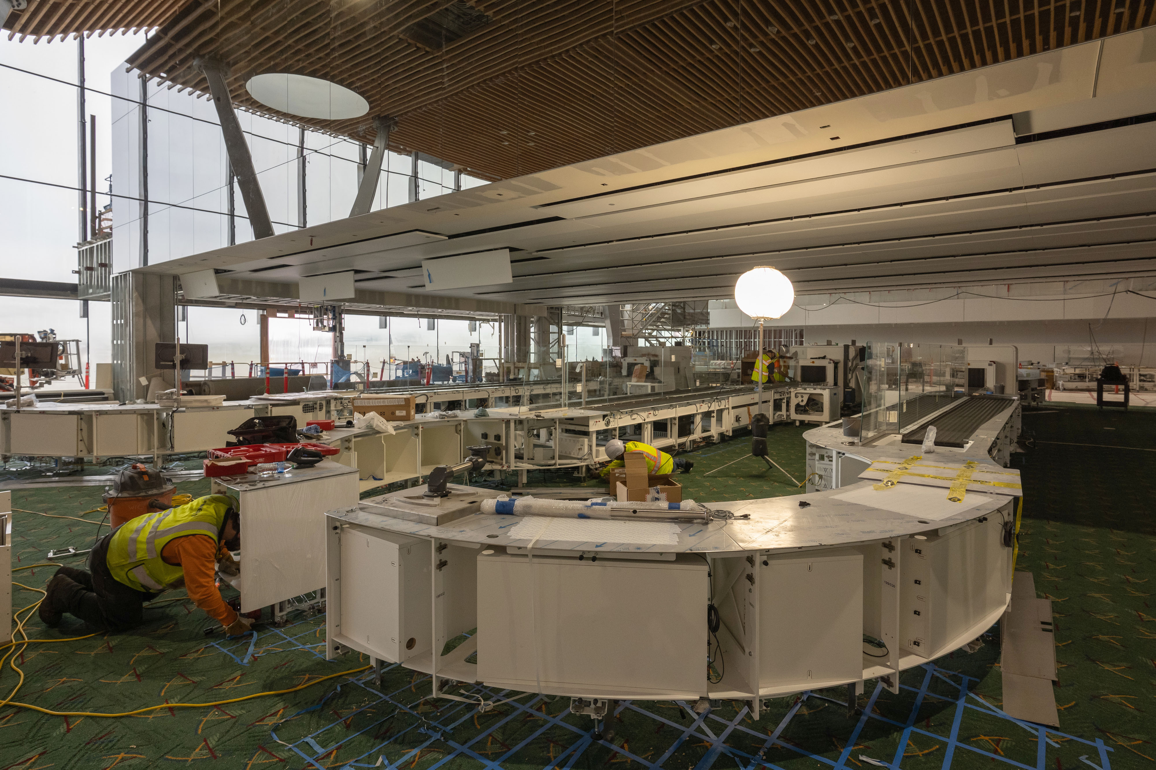 Portland International Airport terminal construction nears completion ...
