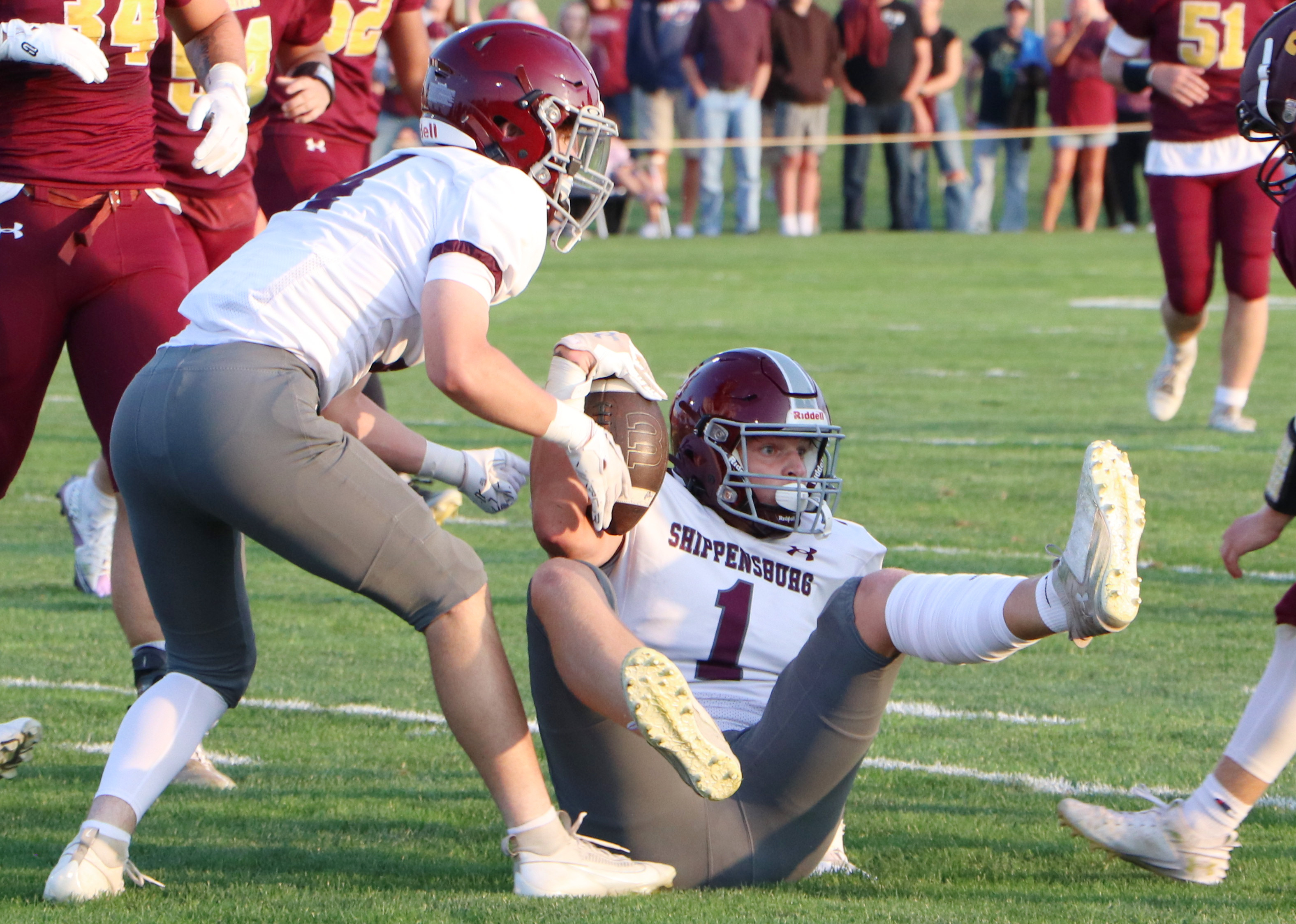 Shippensburg vs Big Spring in the Little Brown Jug game at Bulldog ...