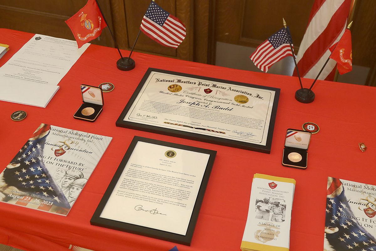 The Congressional Gold Medal Ceremony honoring Corporal Joseph A. Budd ...