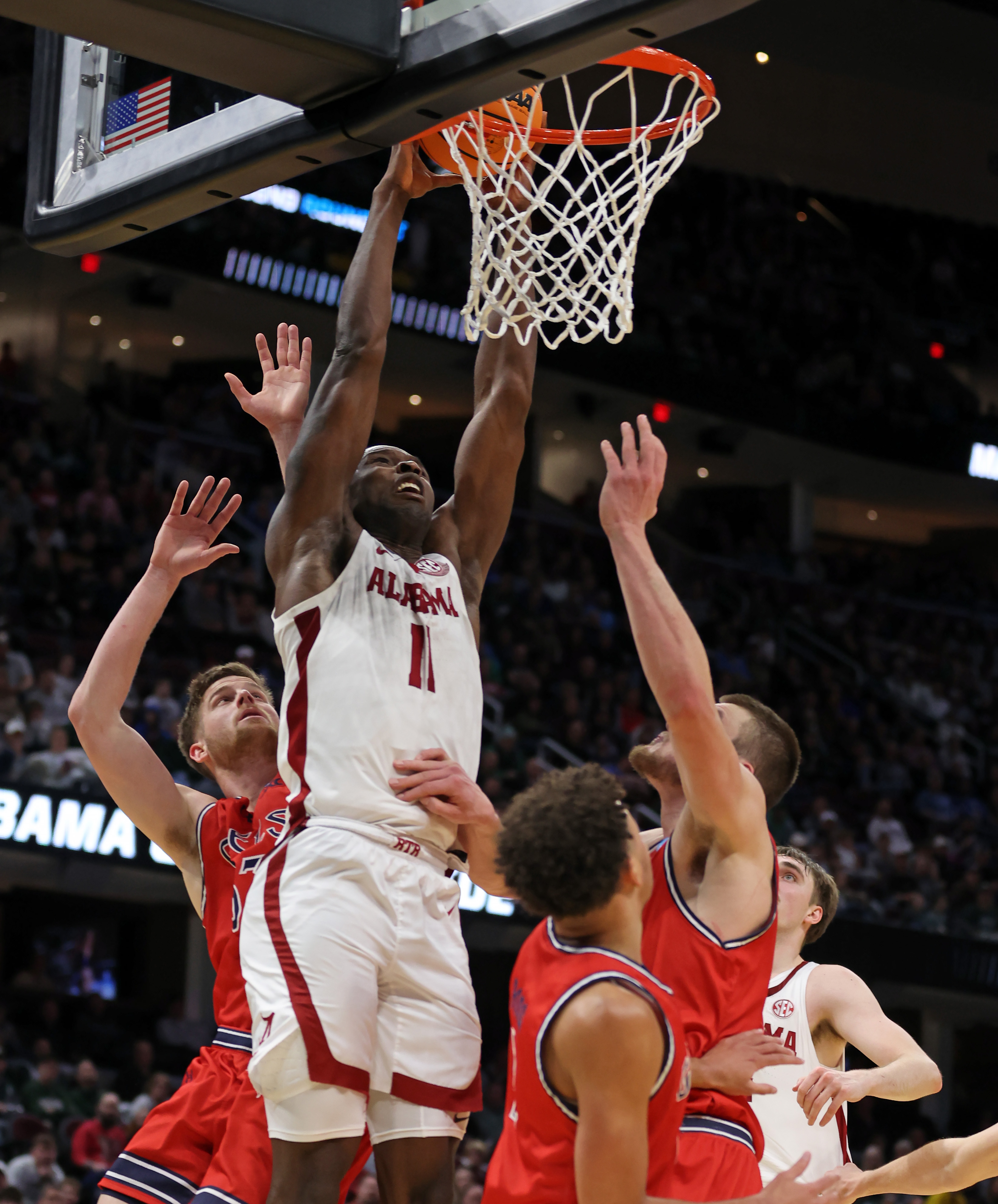 Alabama Crimson Tide vs. St. Mary's Gaels second round, NCAA basketball ...