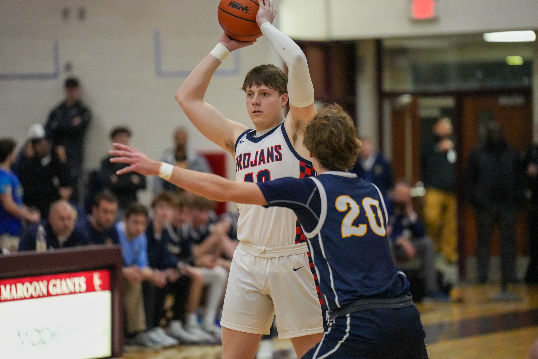 East Lansing battles with Portage Central for D1 boys basketball ...