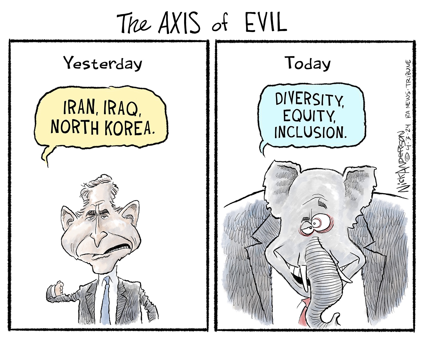 Editorial cartoons for April 7, 2024 - cleveland.com