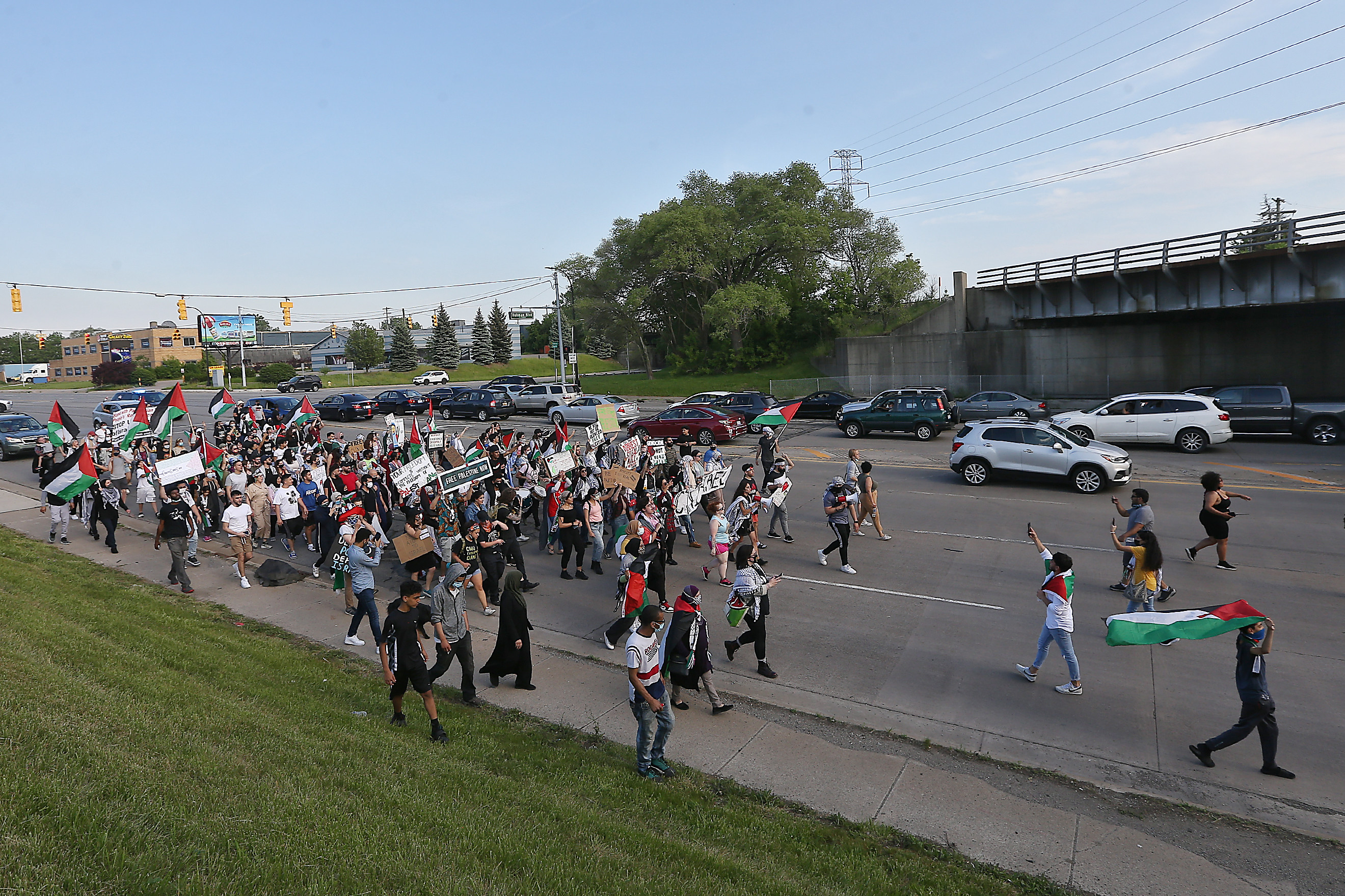 "Resistance Until Liberation" march in Dearborn – May 24, 2021 - mlive.com