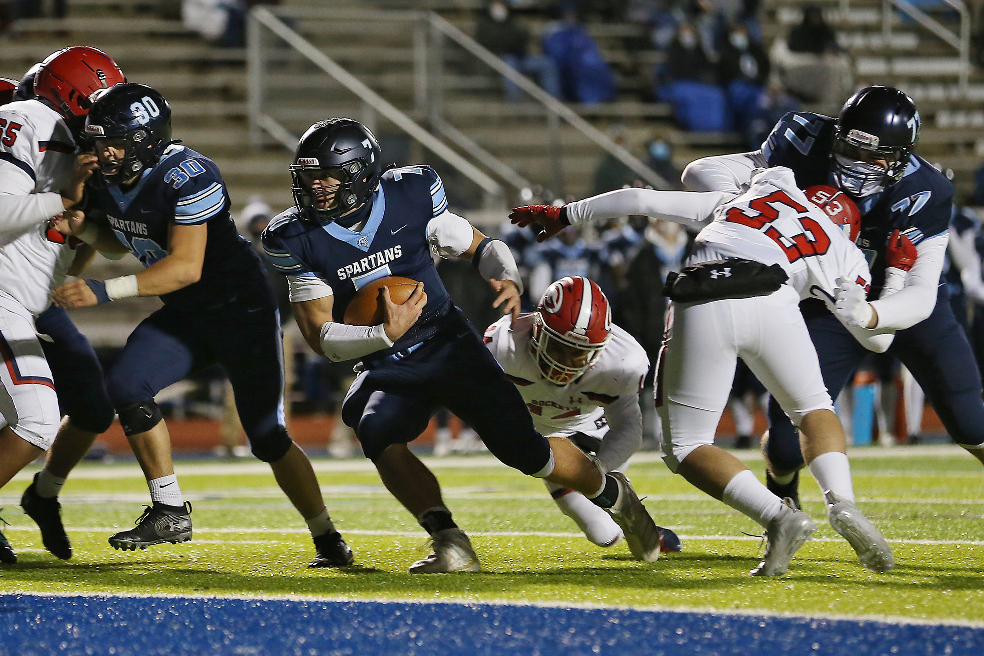 Livonia Stevenson running back Caden Woodall - mlive.com