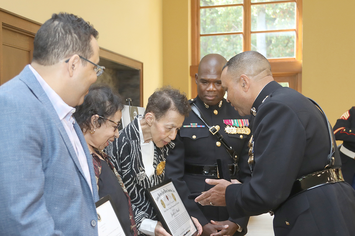 The Congressional Gold Medal Ceremony honoring Corporal Joseph A. Budd ...