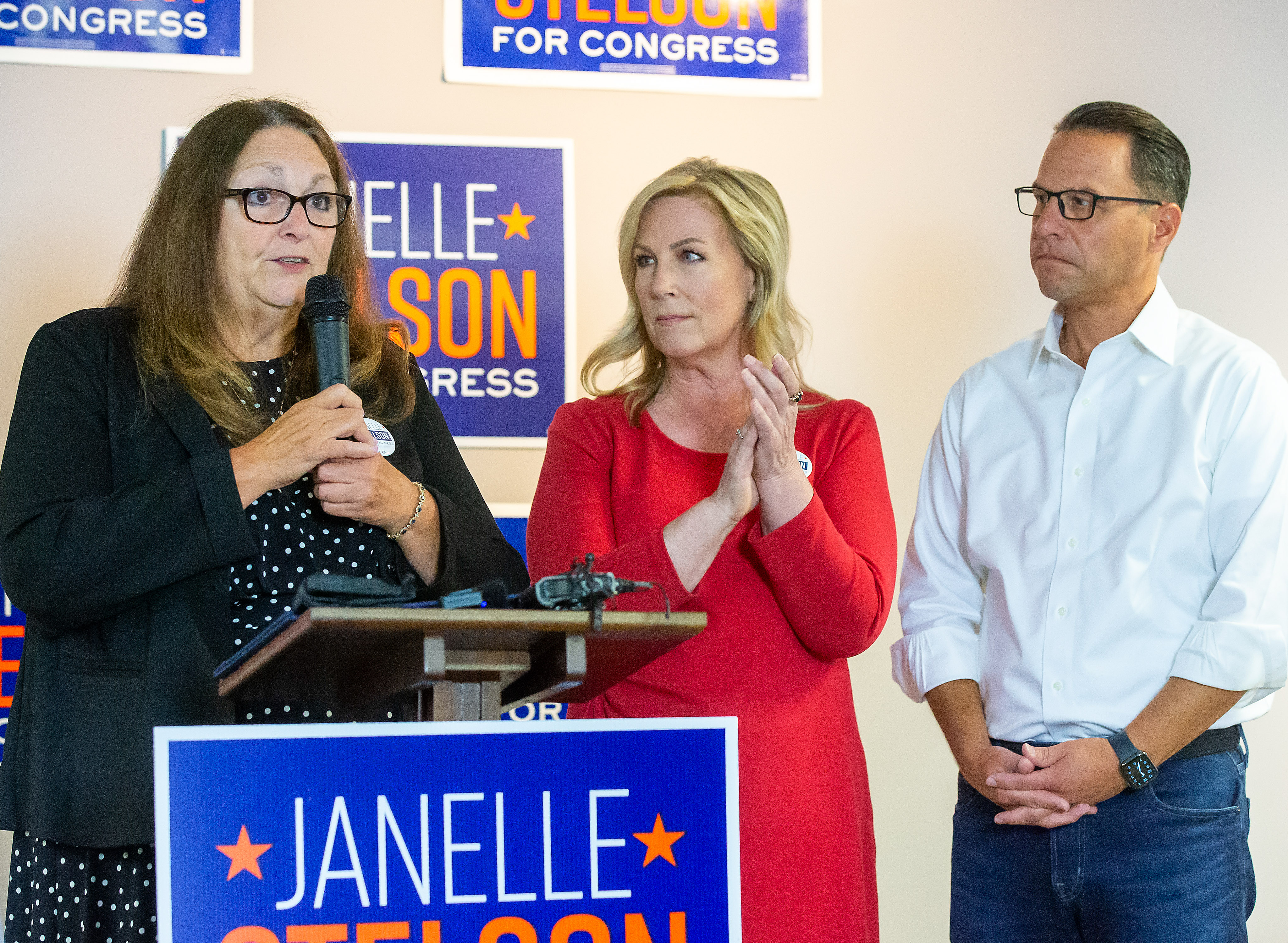 Governor Shapiro speaks at Janelle Stelson campaign event - pennlive.com