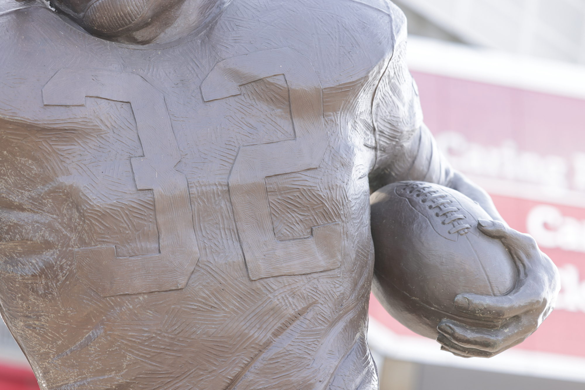 Jim Brown statue at Cleveland Browns Stadium - cleveland.com