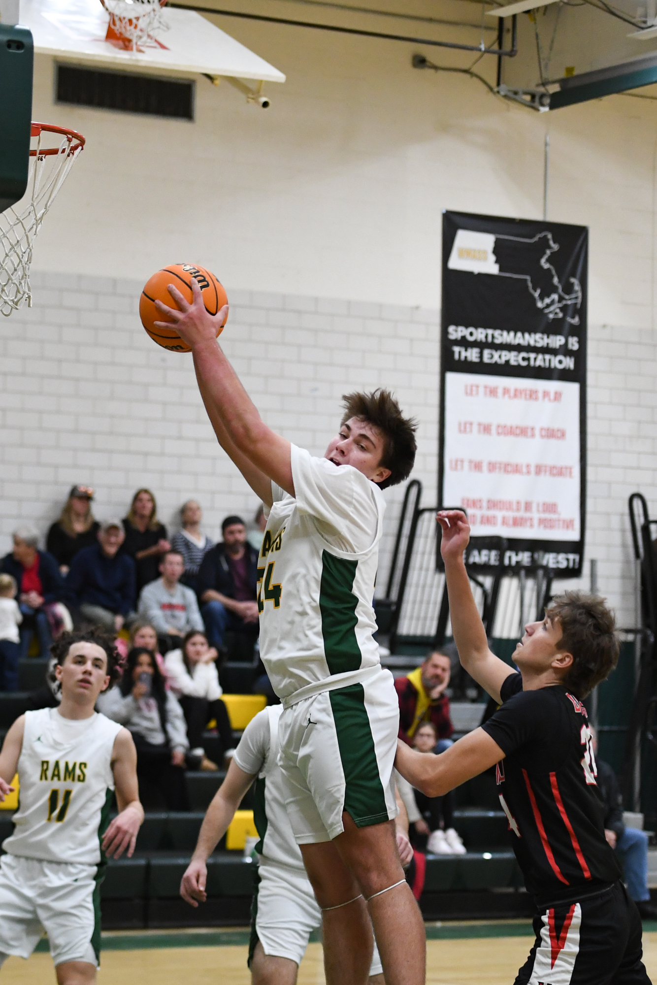 1-2-26 Westfield Bombers boys basketball at Southwick Regional Rams ...