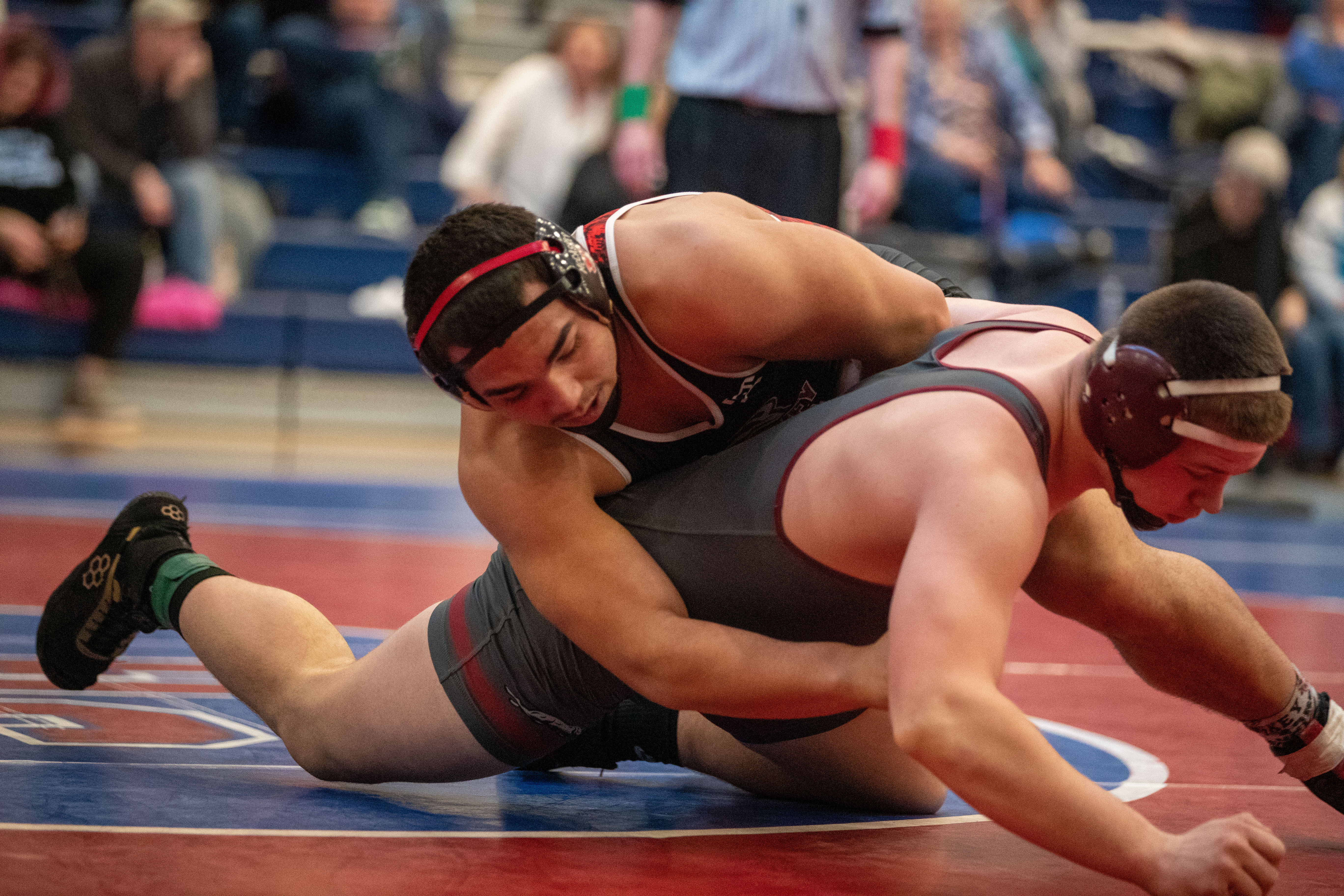 The 3A PIAA Wrestling semi-finals are under way at the Giant Center ...