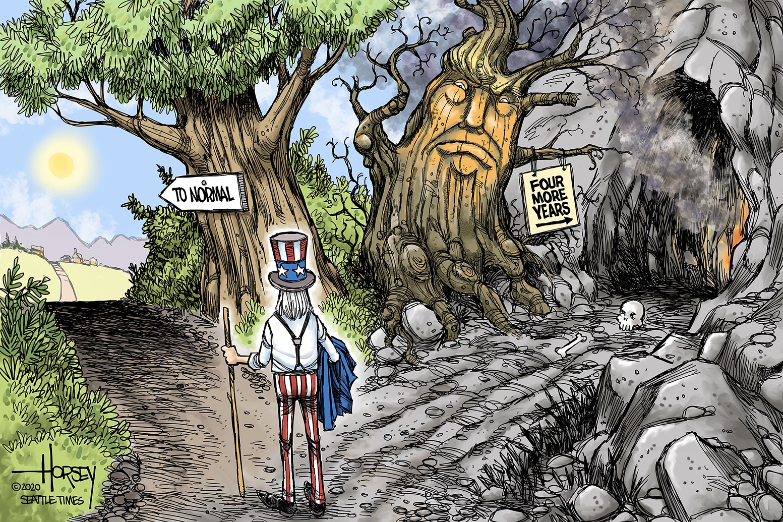 Editorial cartoons for Nov. 1, 2020 - syracuse.com
