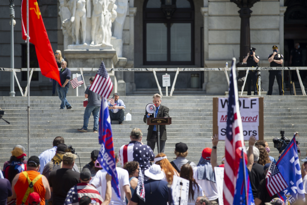 Protesters rally at Pa. Capitol to reopen the state - pennlive.com