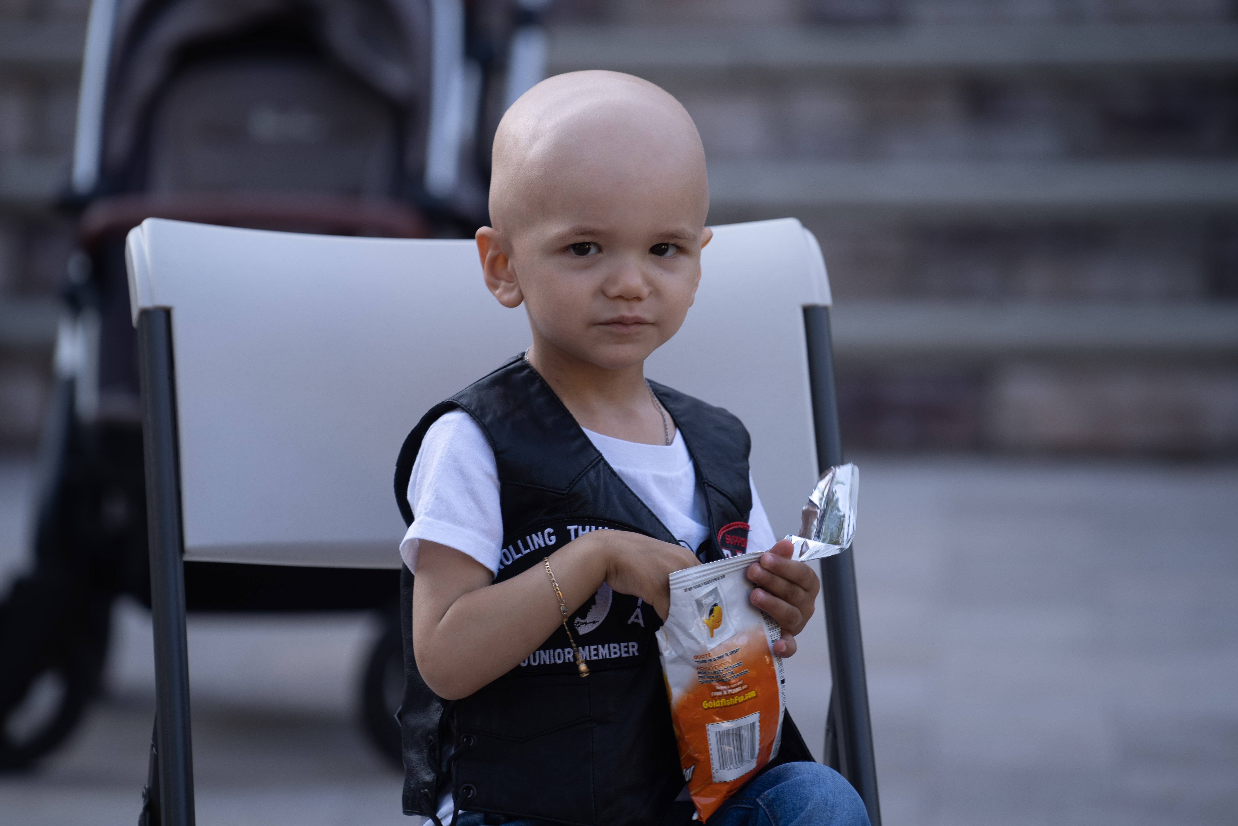 Drive-by celebration for 2-year-old Huguenot boy battling cancer draws ...