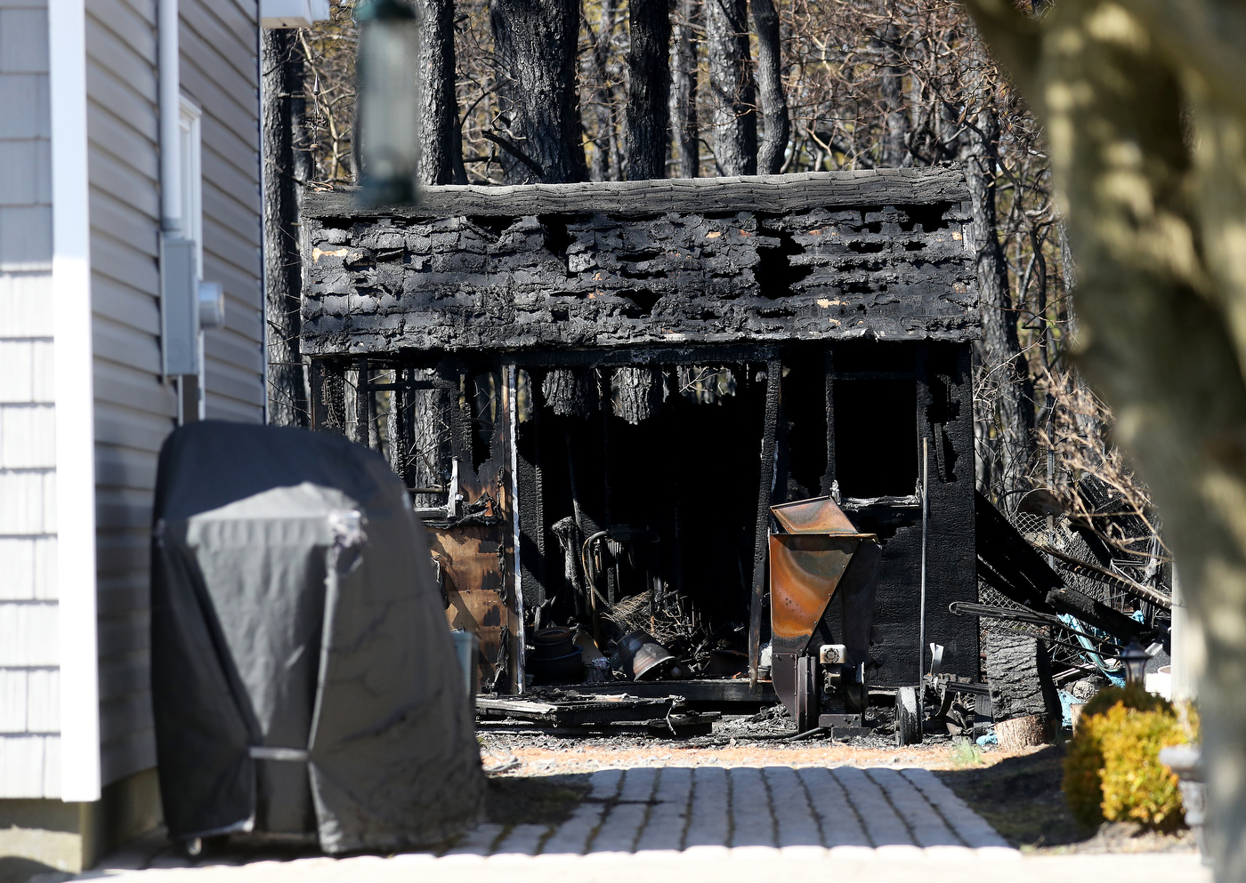 Damage from large brush fire in Brick and Lakewood, March 15, 2021 - nj.com