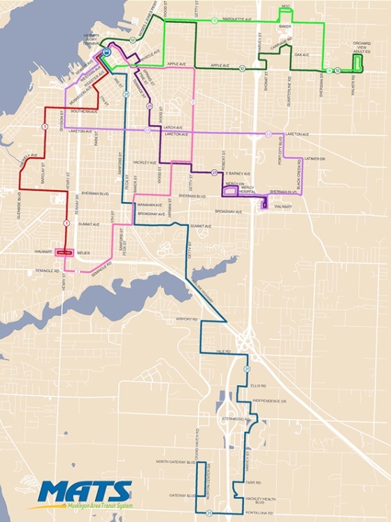 New Muskegon Area Transit System bus routes - mlive.com