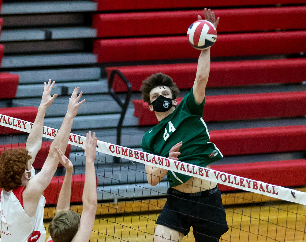 Cumberland Valley defeated Carlisle 3-0 in boys high school volleyball ...