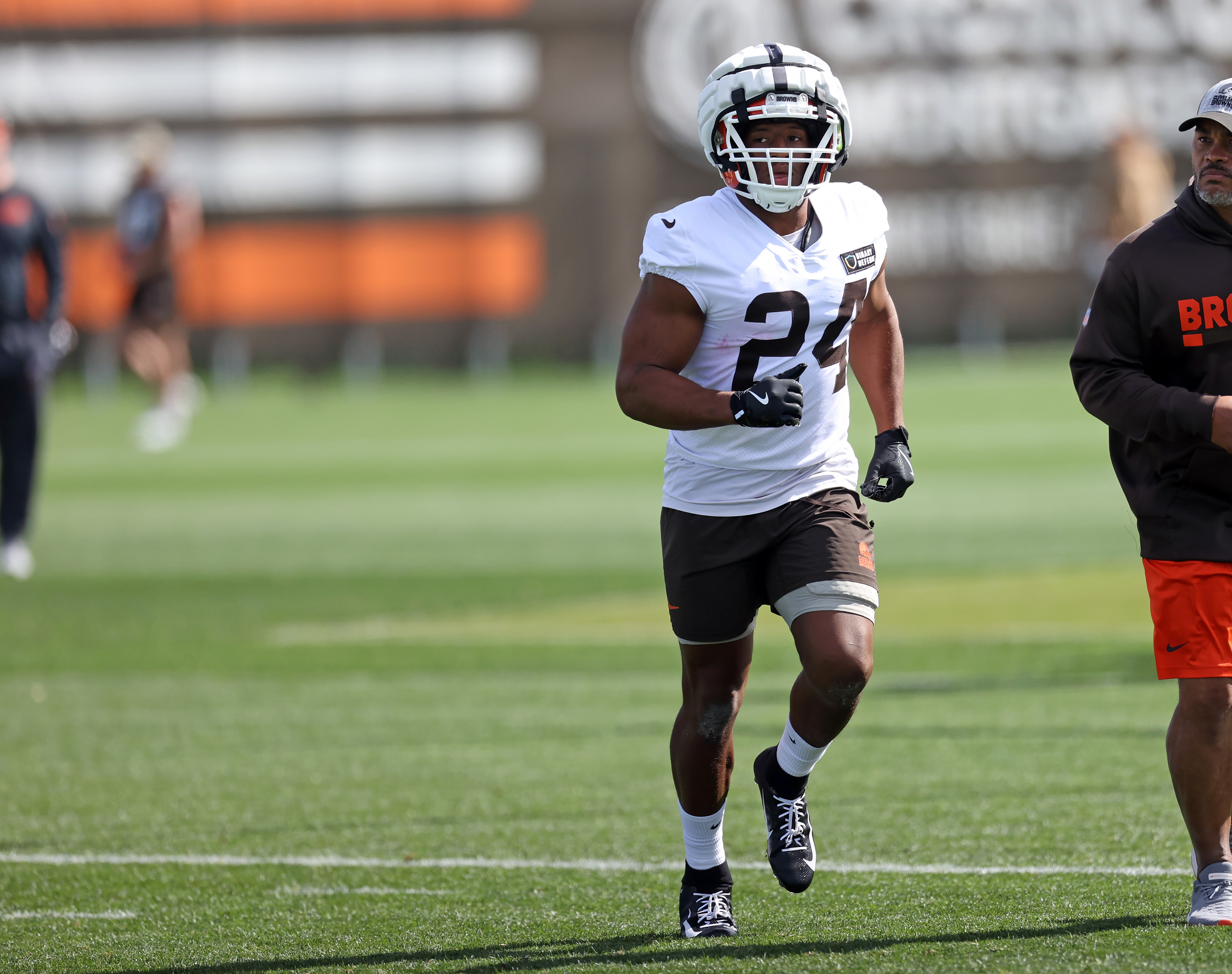Cleveland Browns Nick Chubb returns to practice, October 2, 2024 ...