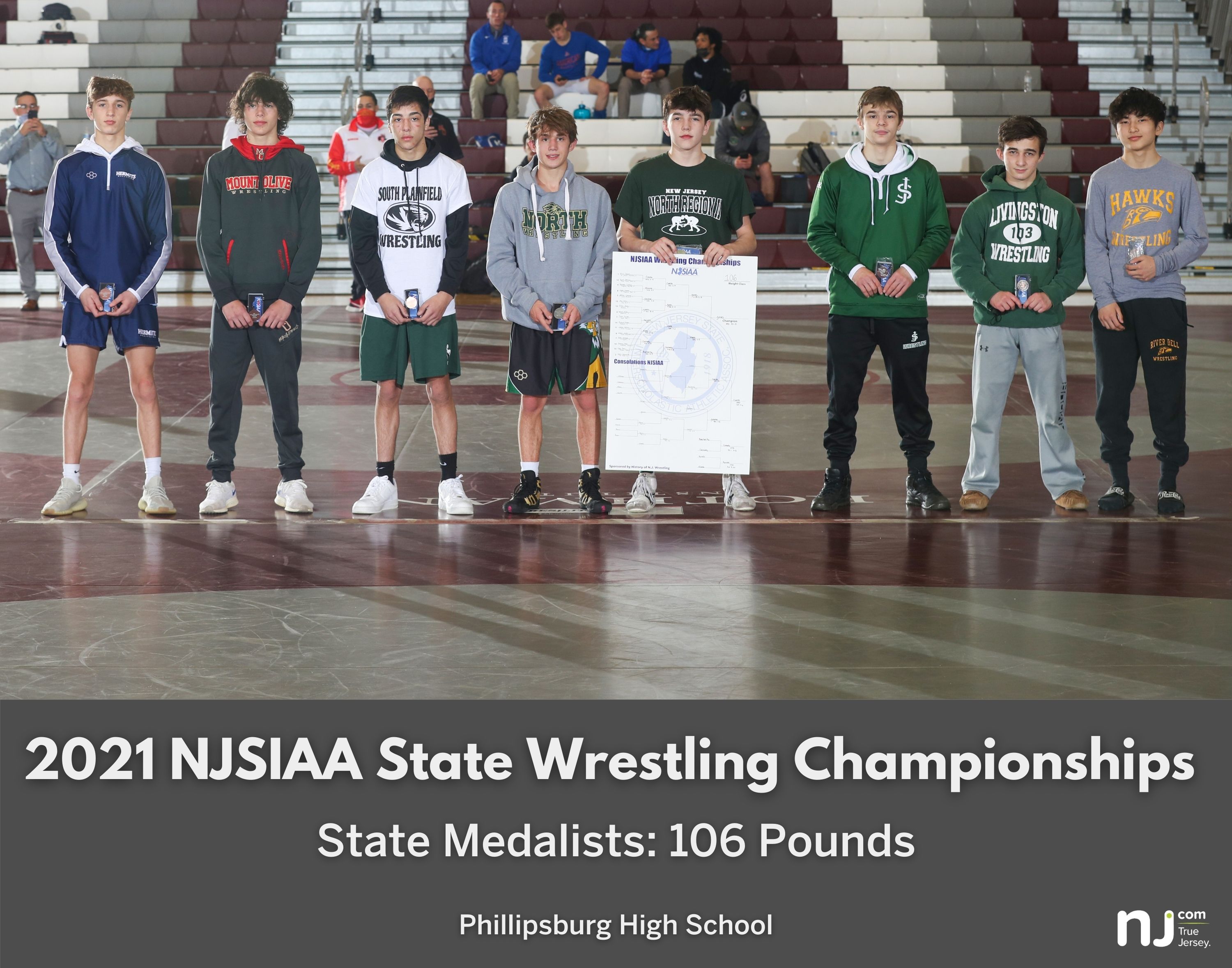 2021 NJSIAA State Wrestling Championships, podiums - nj.com