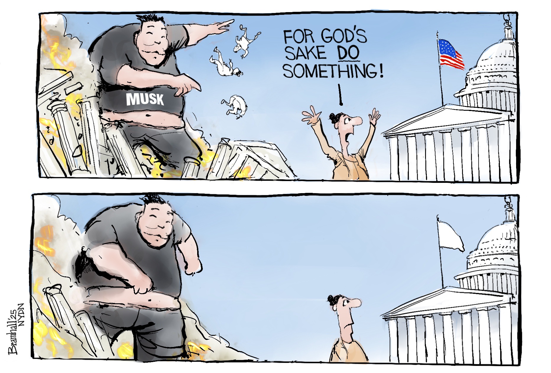 Editorial cartoons for Feb. 9, 2025 - oregonlive.com