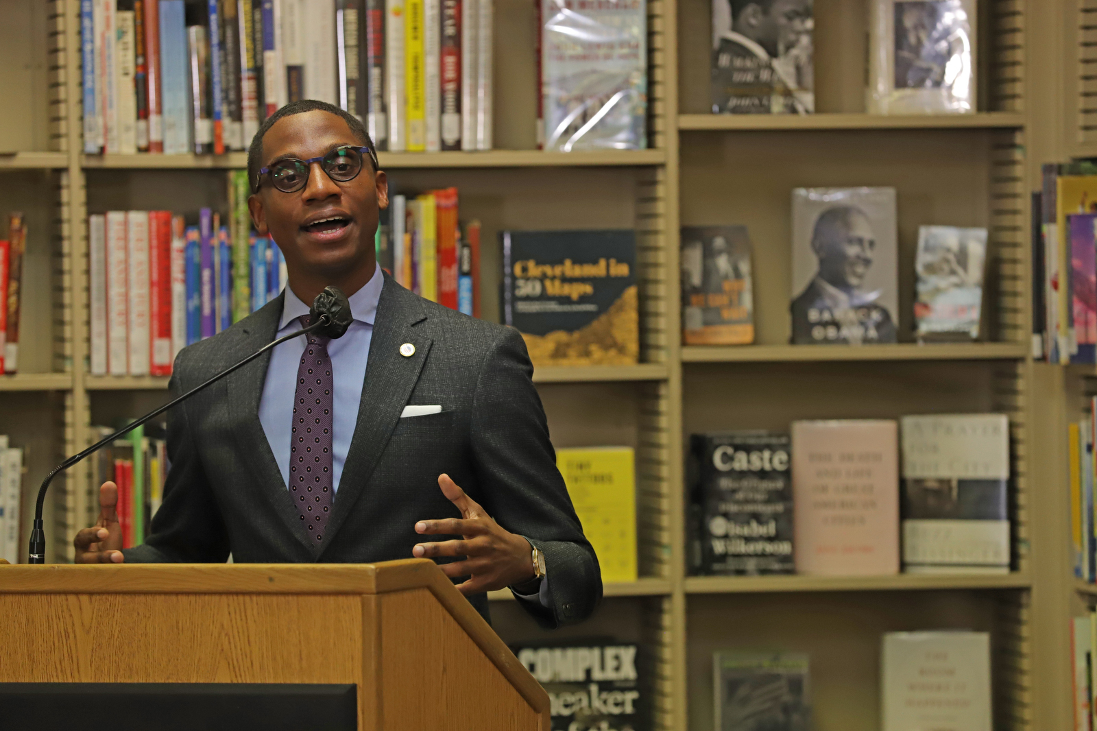 Justin Bibb sworn in as Cleveland mayor, January 3, 2022 - cleveland.com