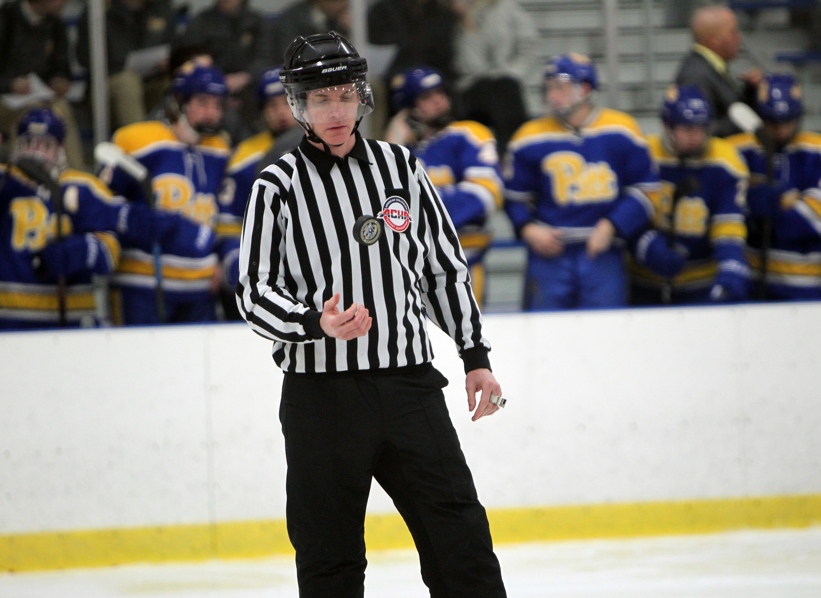 Brandon Chrostowski officiates hockey in his spare time - cleveland.com