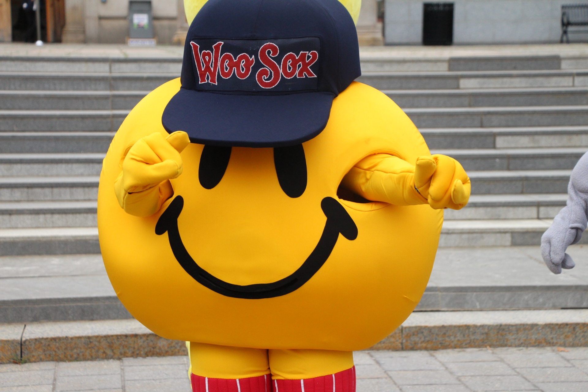 Smiley Ball debuts as WooSox mascot on World Smile Day - masslive.com